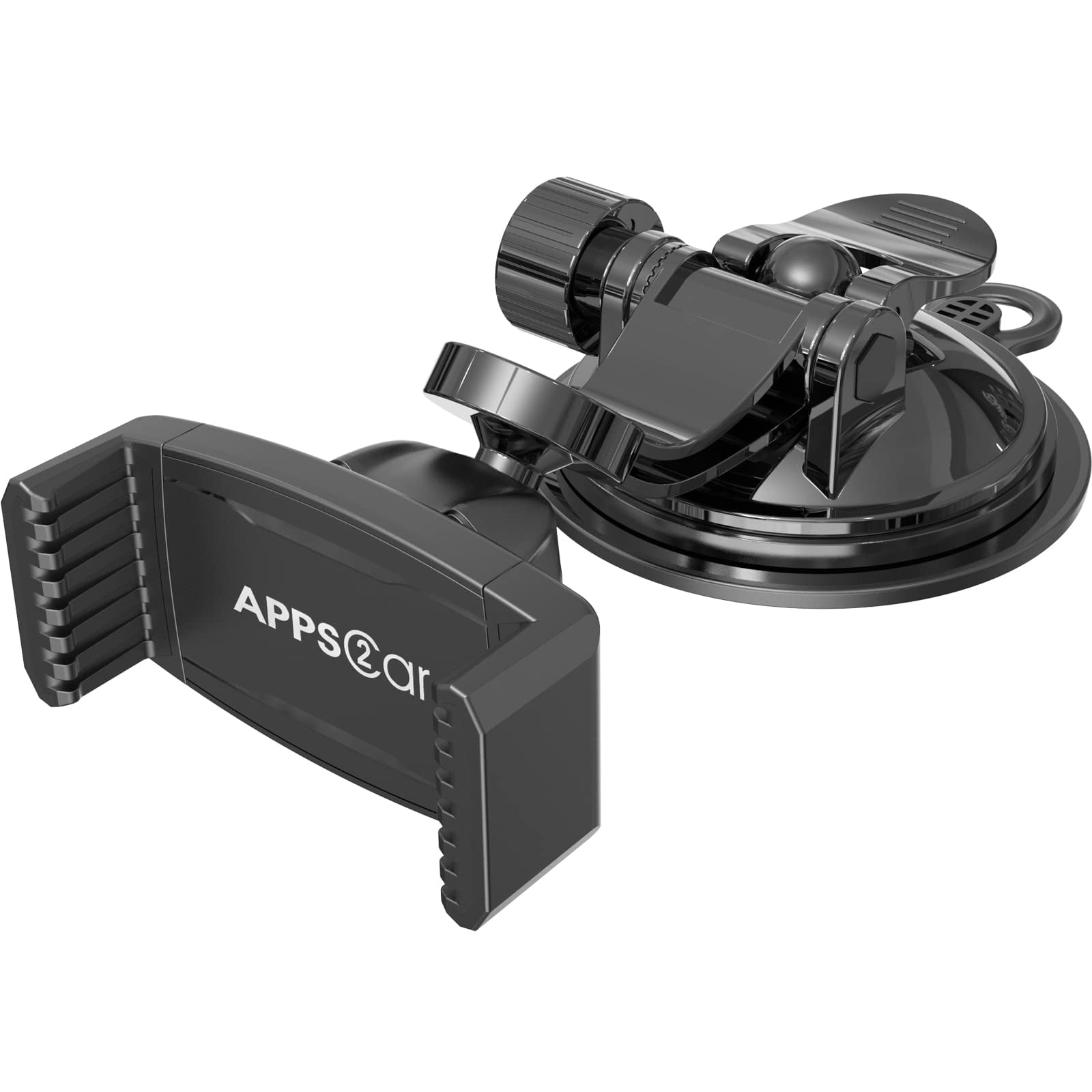 APPS2Car Suction Cup Phone STF9 Holder for Car with Adjustable Arm, Low Profile Dashboard Phone ...
