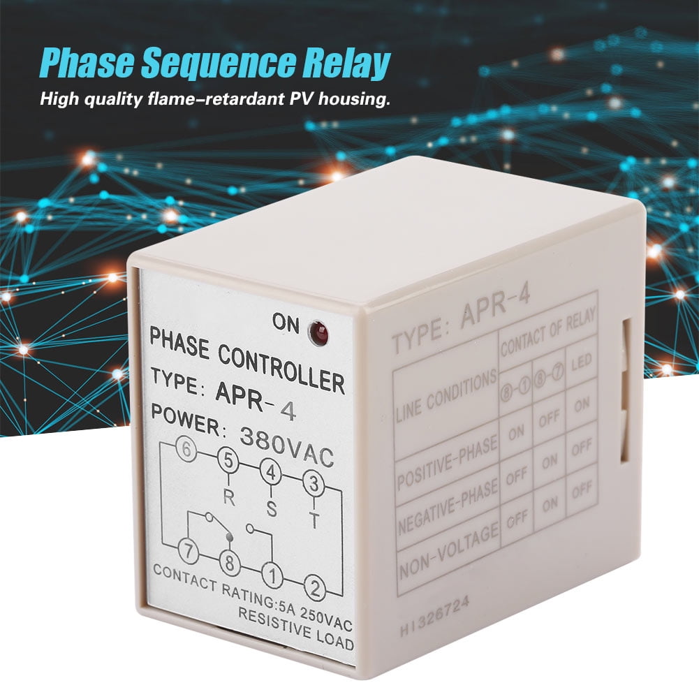 Neyseki APR-4 Phase Loss Reverse Protection Relay Phase Sequence ...