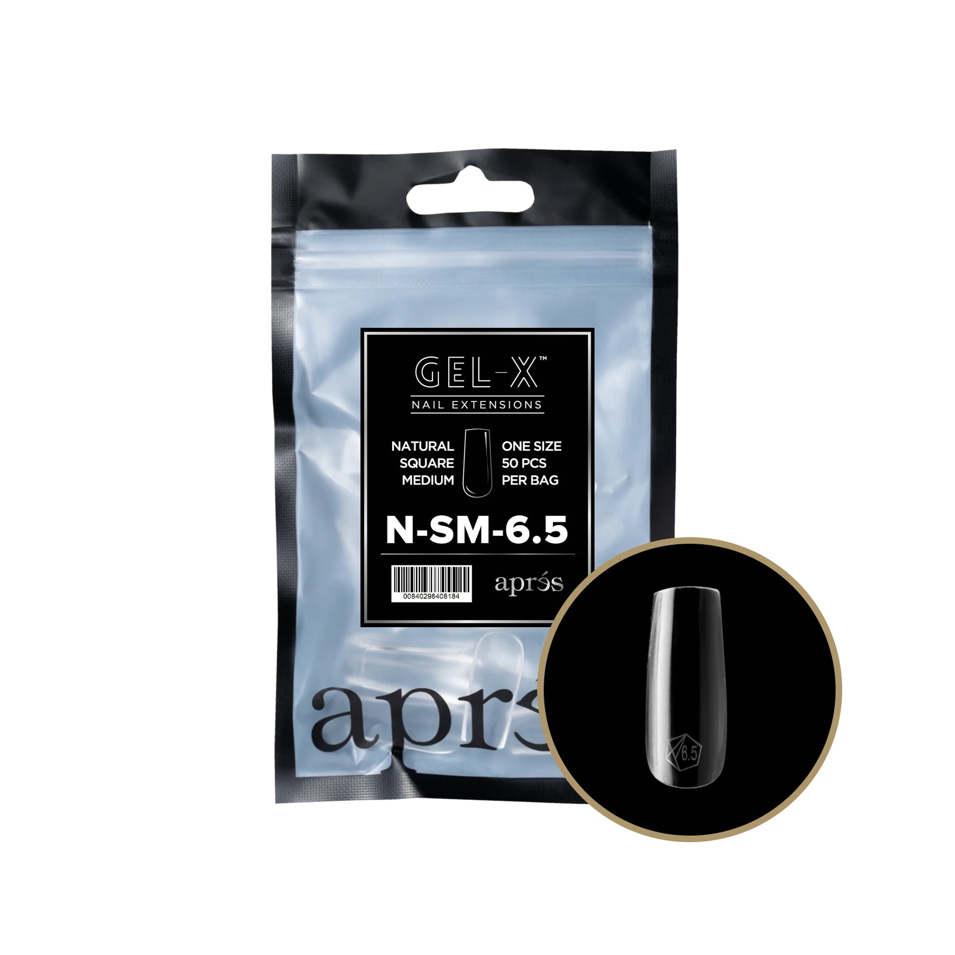 APRES Gel-X Natural Square Medium 2.0 Refill Bag Size 6.5 - Walmart.com