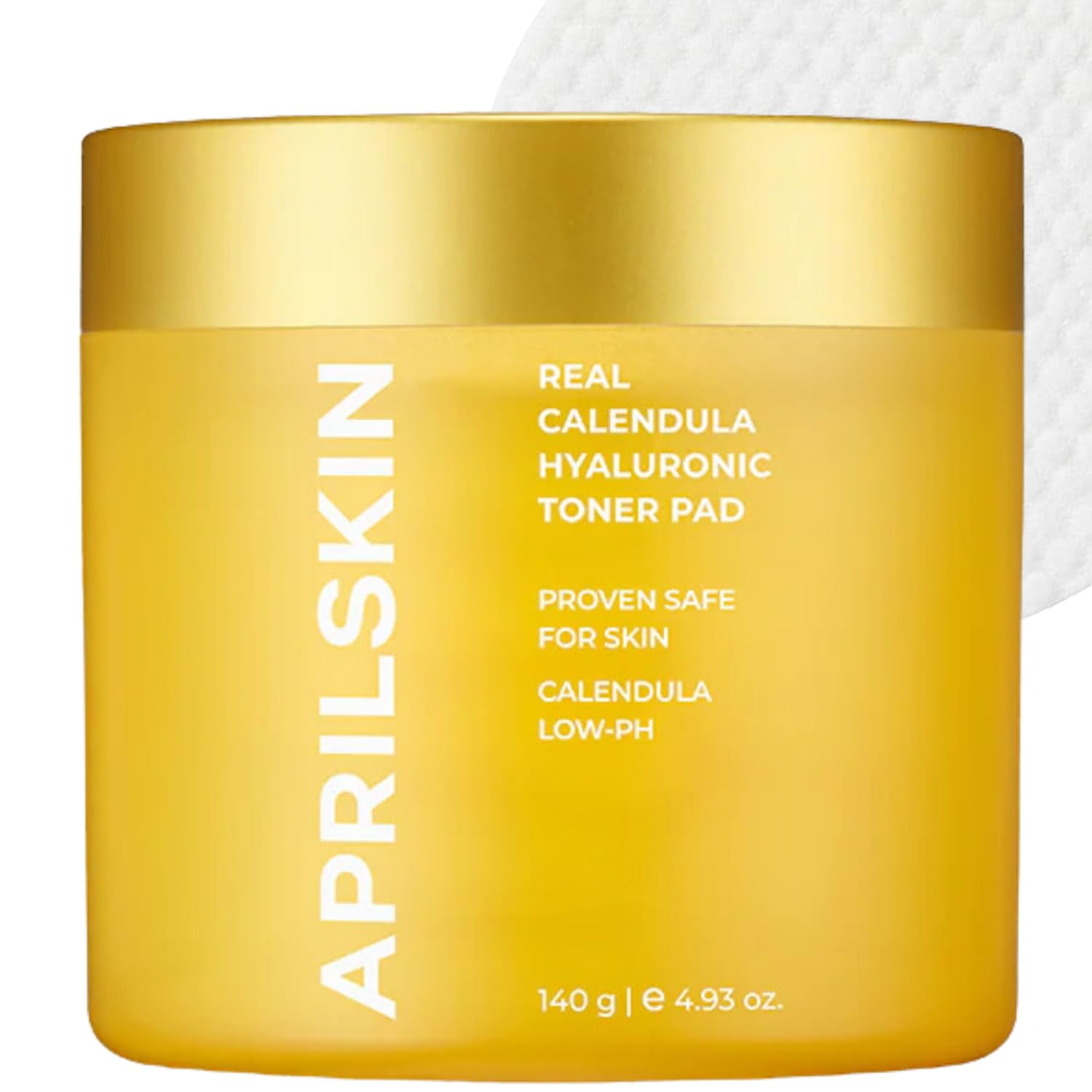 APRILSKIN Calendula PHA Hyaluronic Toner Pads | Vegan, Cruelty Free ...