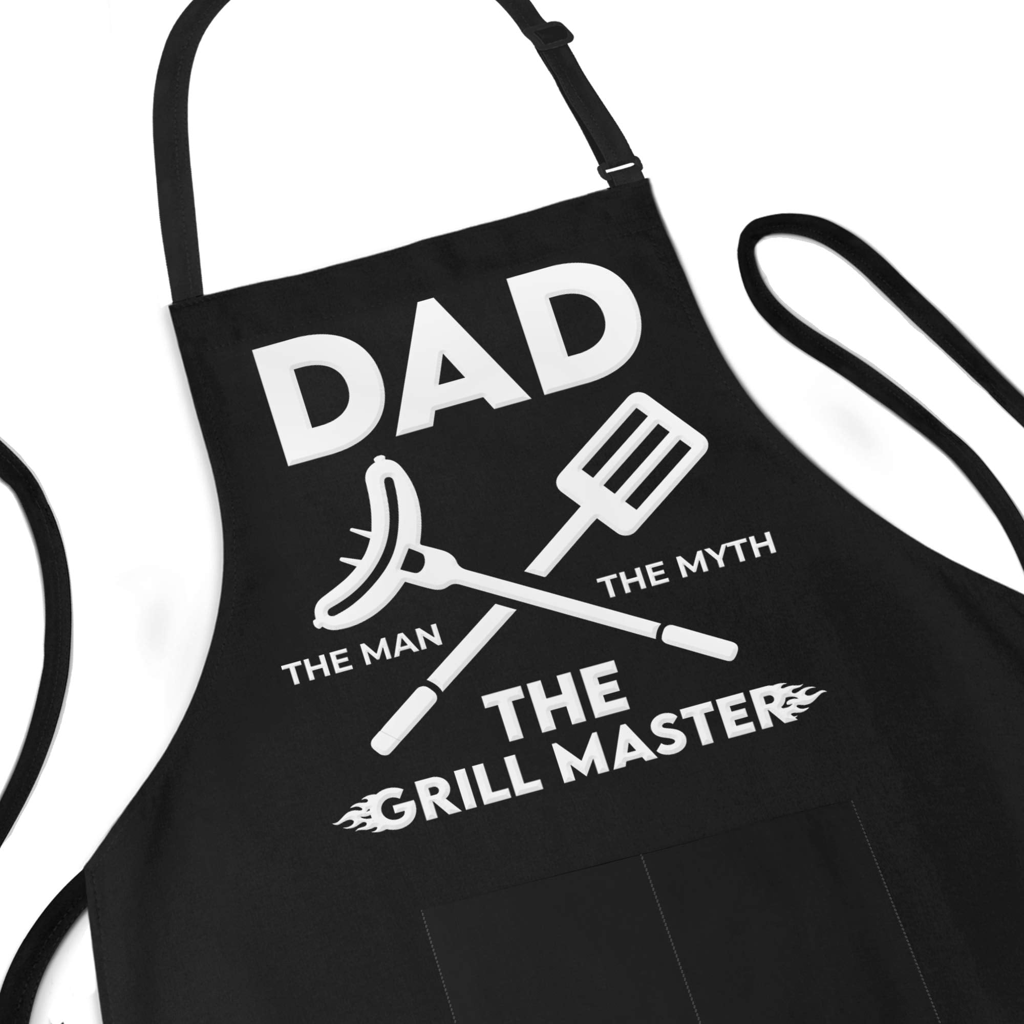 APRON DADDY Apron for Dad - The Man The Myth The Grill Master ...