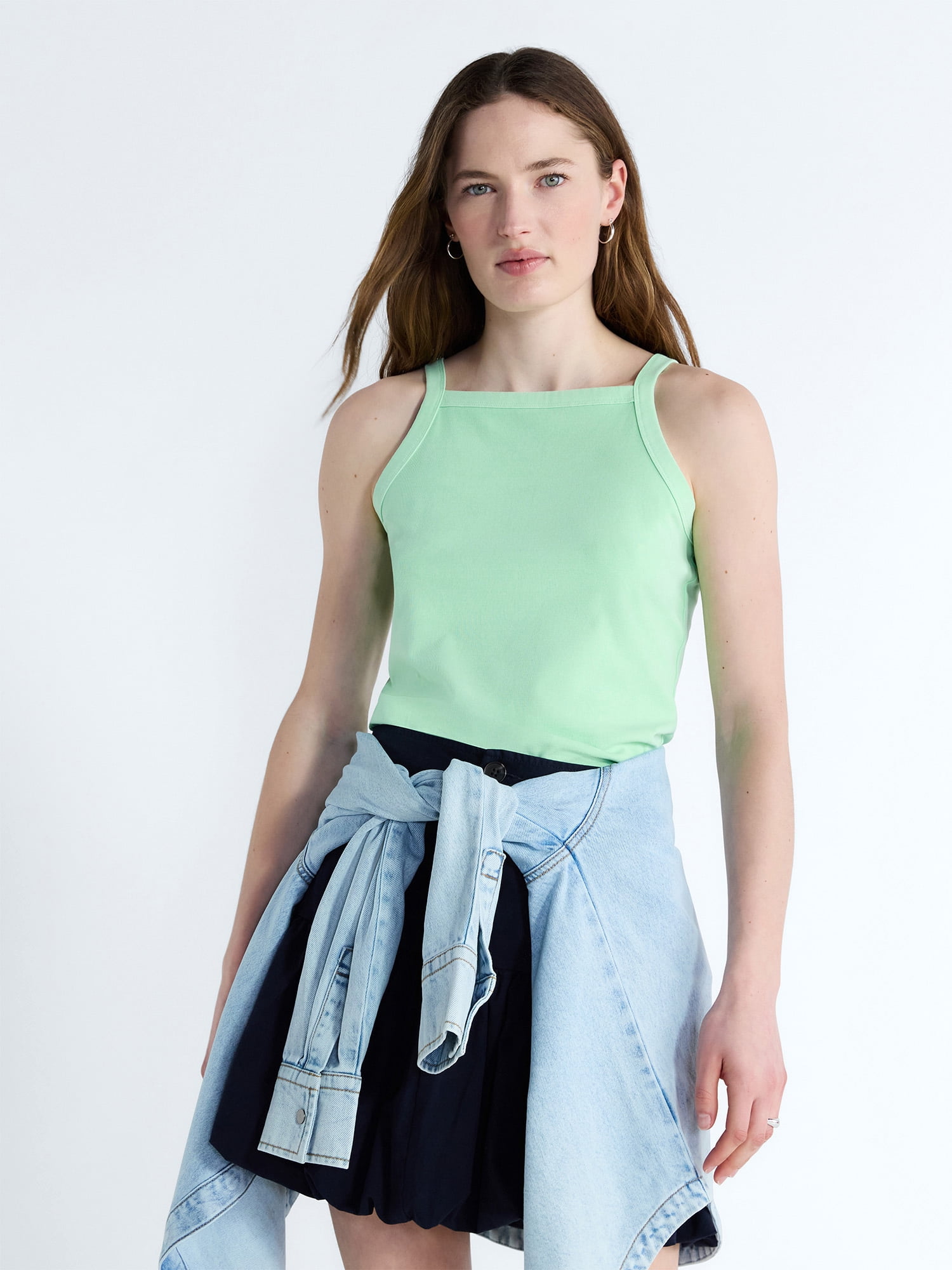 Free Assembly Women’s Apron Tank Top, Sizes XS-XXL - Walmart.com
