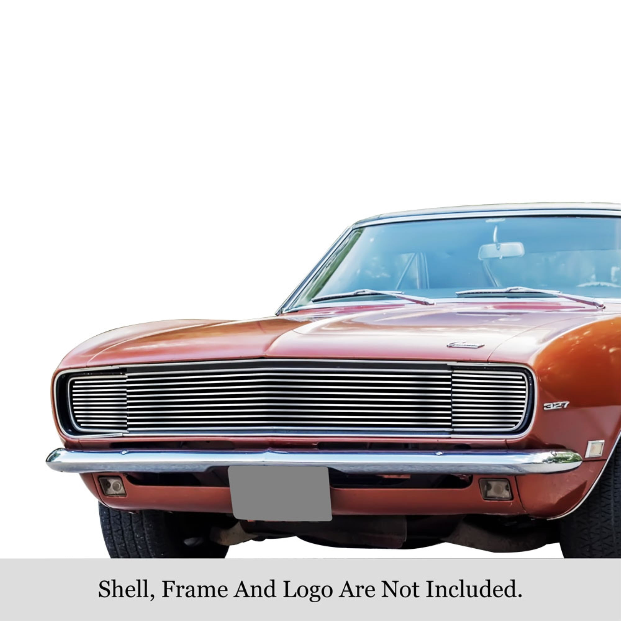 APS Horizontal Billet Stainless Steel Grille 1967-1968 Chevy Camaro RS ...