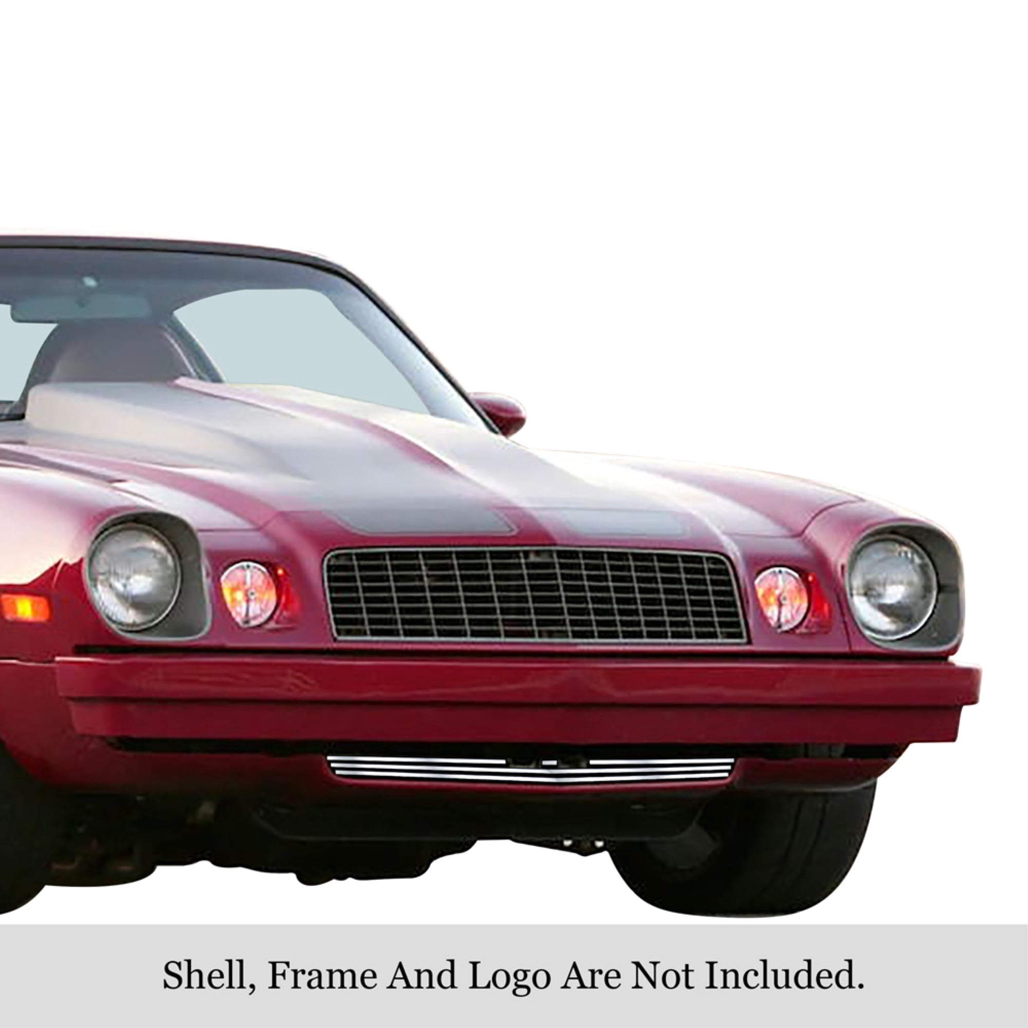 1974-1977 Chevy Camaro 304 Stainless Steel Polished Finish Horizontal ...