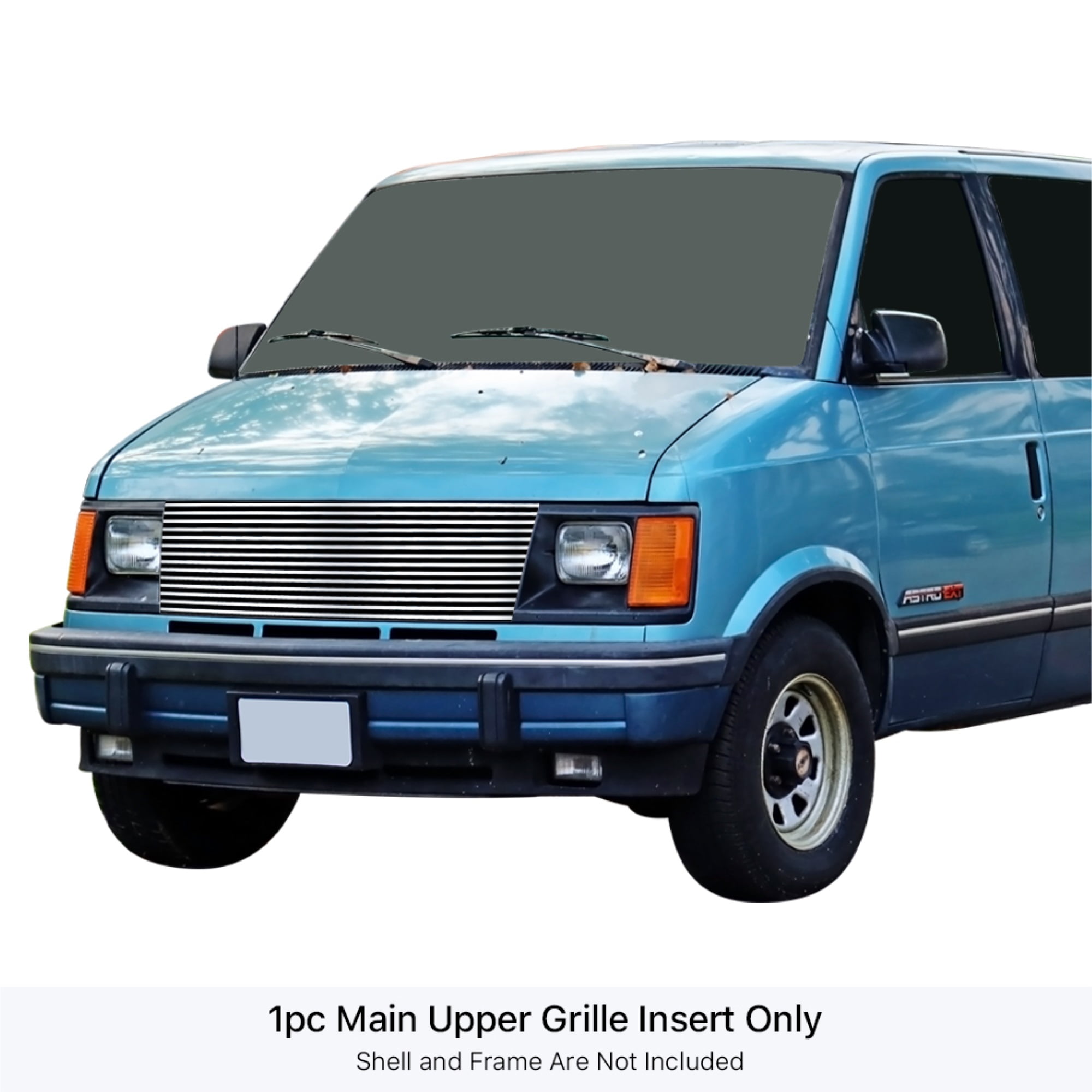 APS Stainless Steel Billet Grille, 8x6 Horizontal, for 1985-1994 Chevy ...