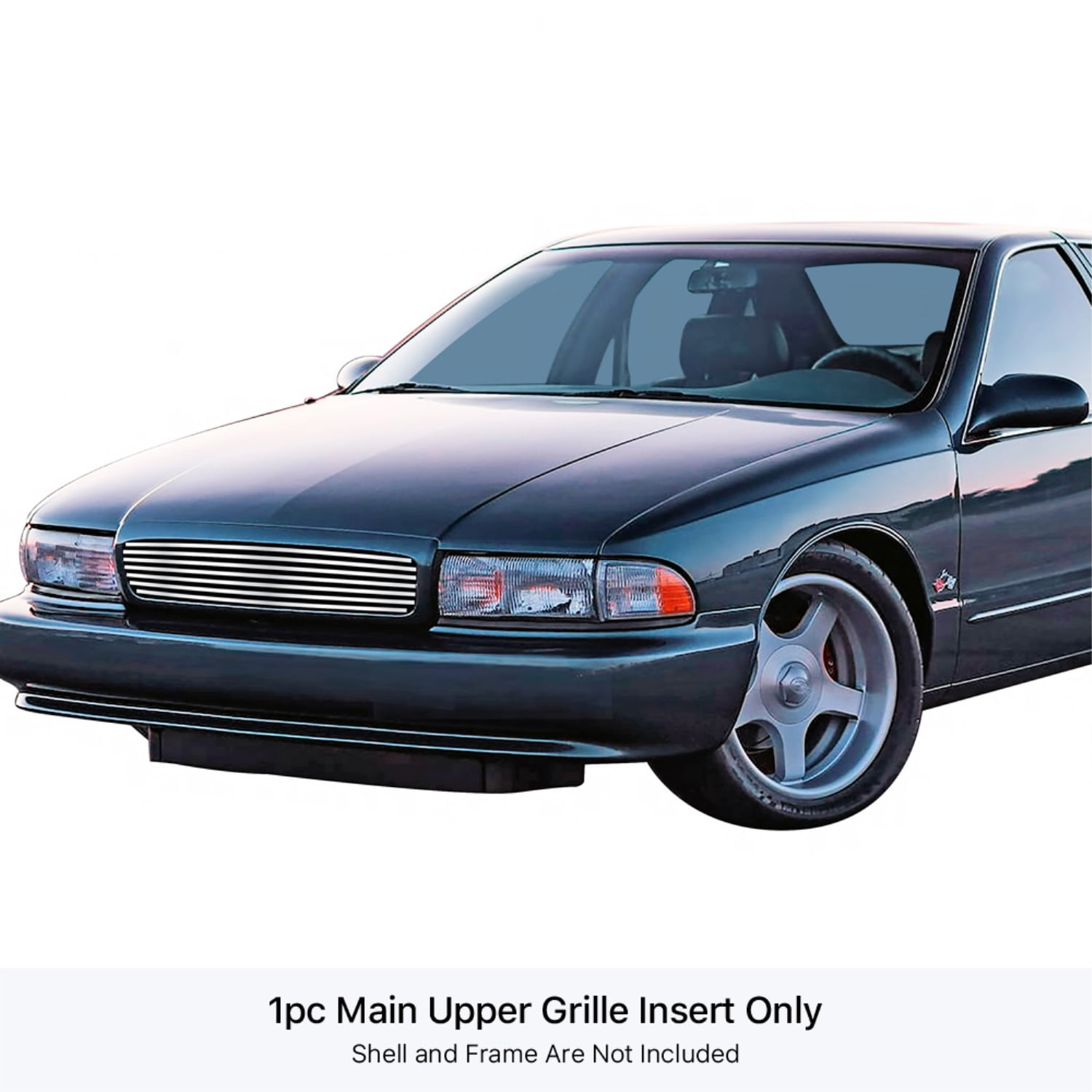 APS 1994-1996 Chevy Impala SS Stainless Steel Billet Grille 8x6 ...