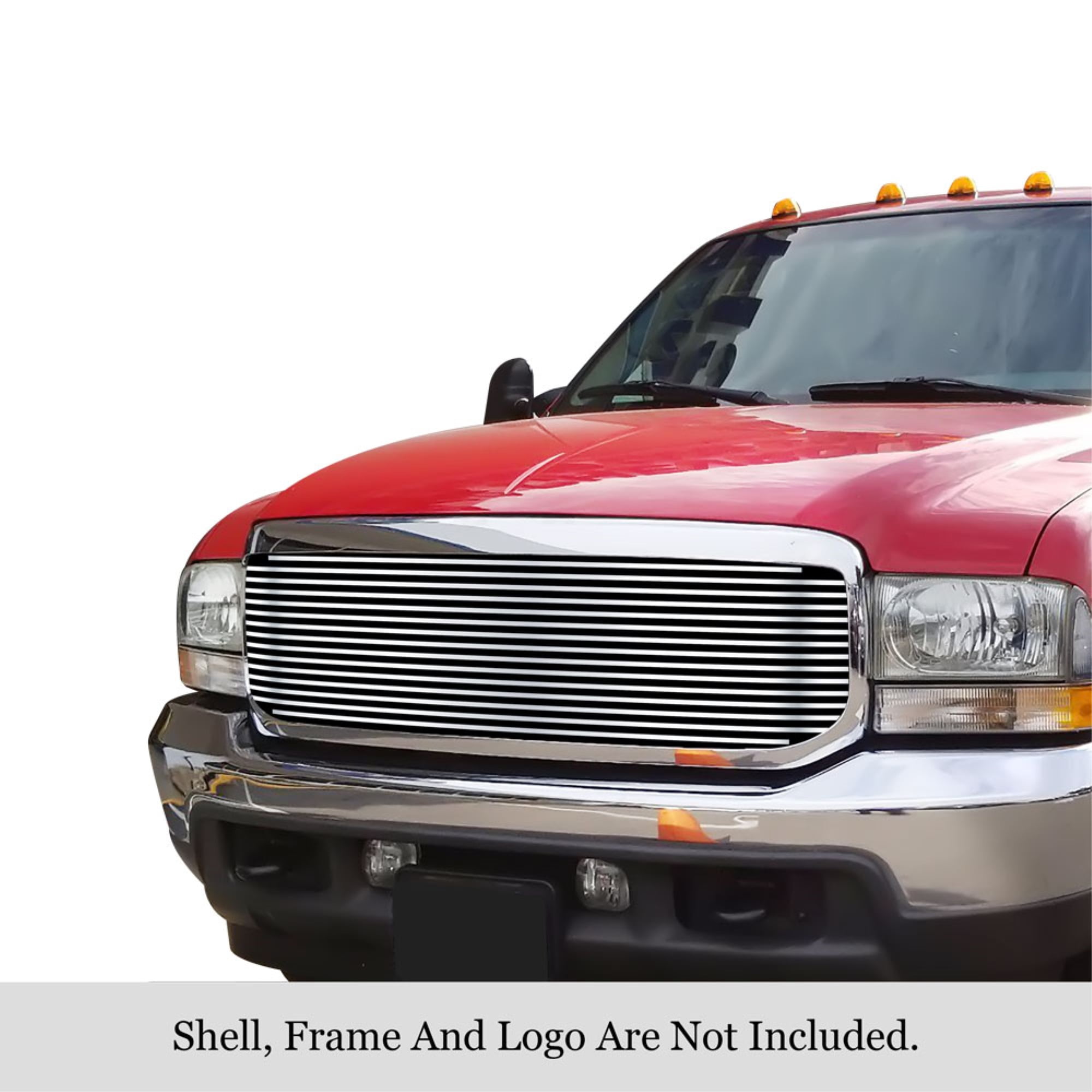 APS 2000-2004 Ford Excursion 1 PC Cover 3 Holes Stainless Steel Billet ...