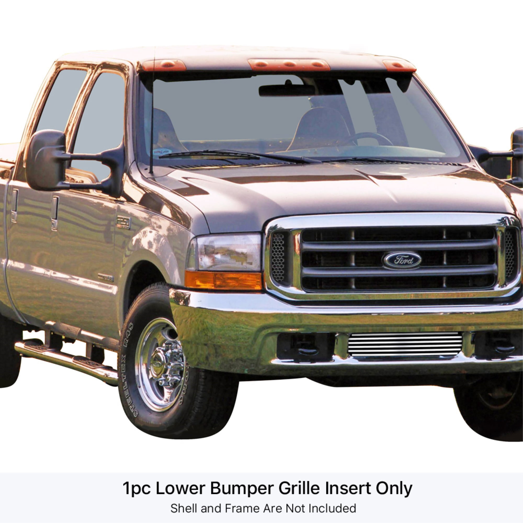 APS 2000-2004 Ford Excursion Without Foglights Stainless Steel Billet ...