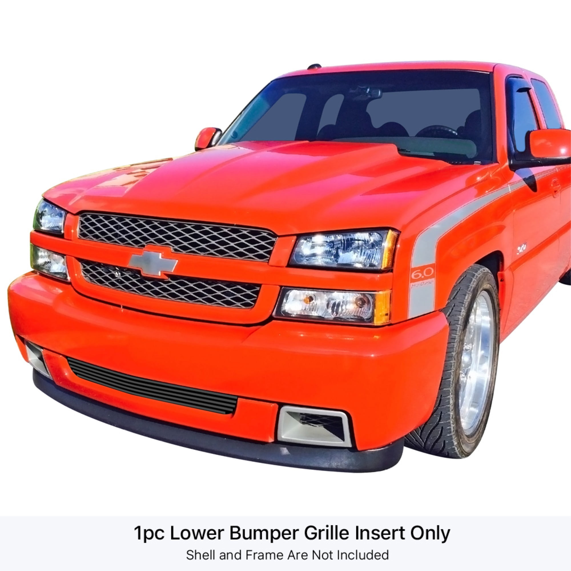 2003-2006 Chevy Silverado 1500 Ss Stainless Steel Black Powder Coated ...