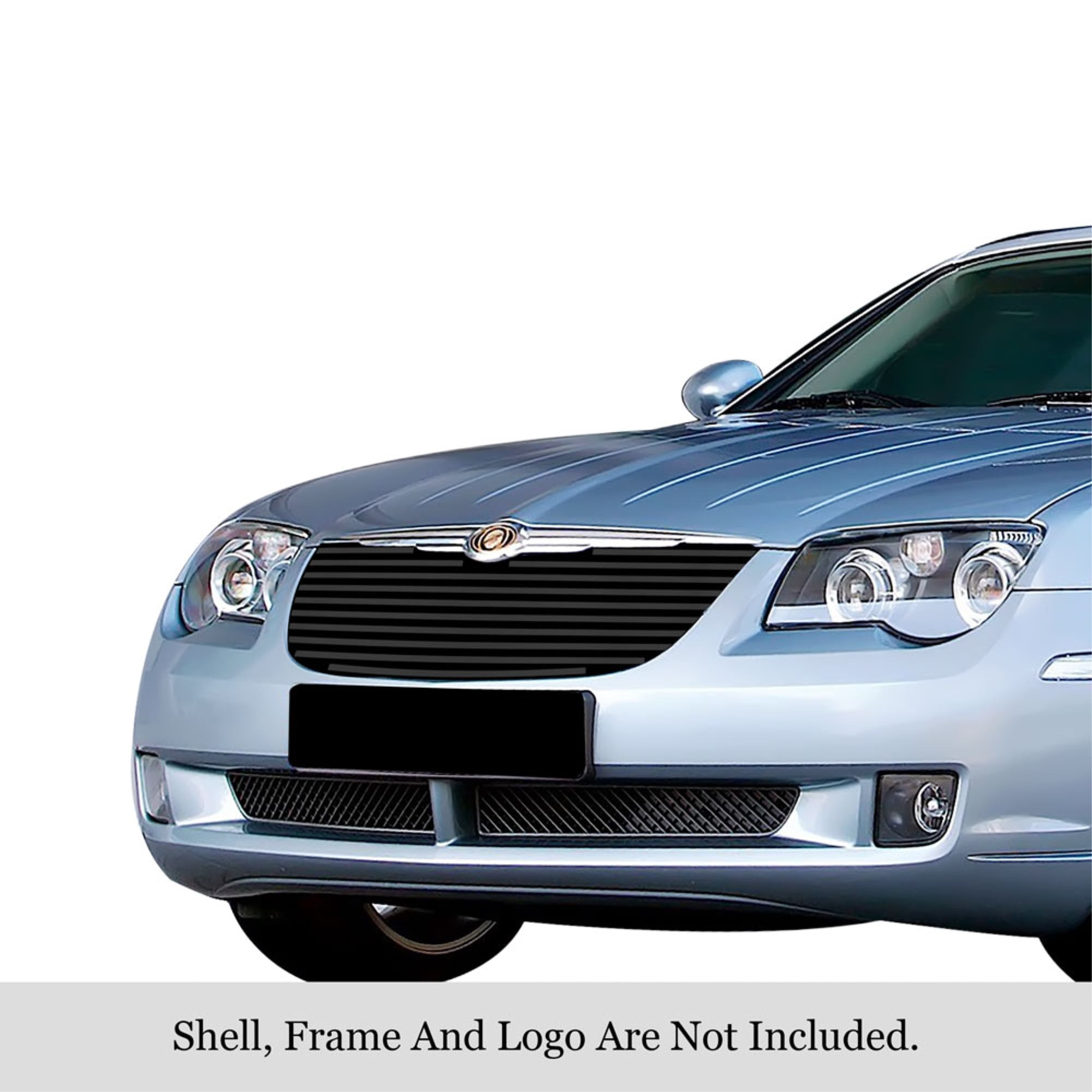 2004-2008 Chrysler Crossfire Stainless Steel Black Powder Coated Finish ...