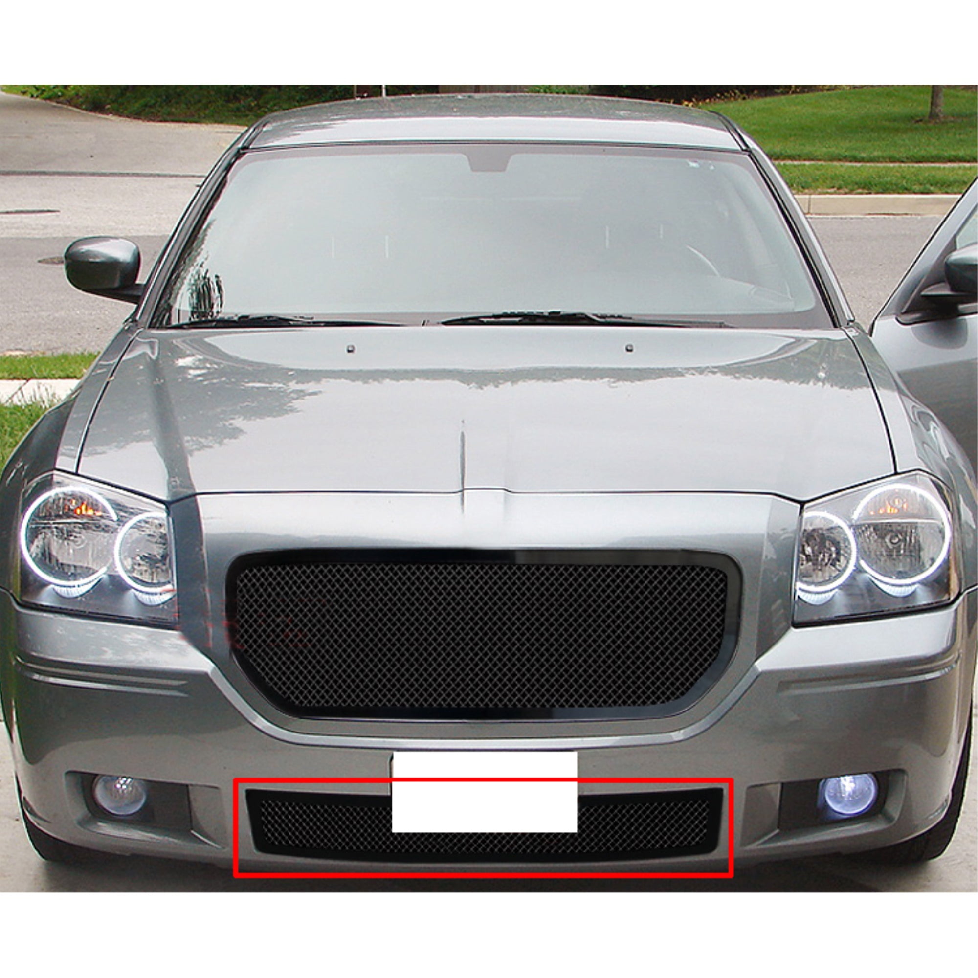 APS 2005-2007 Dodge Magnum Except SRT8 Black Wire Mesh Grille 1.8 mm ...