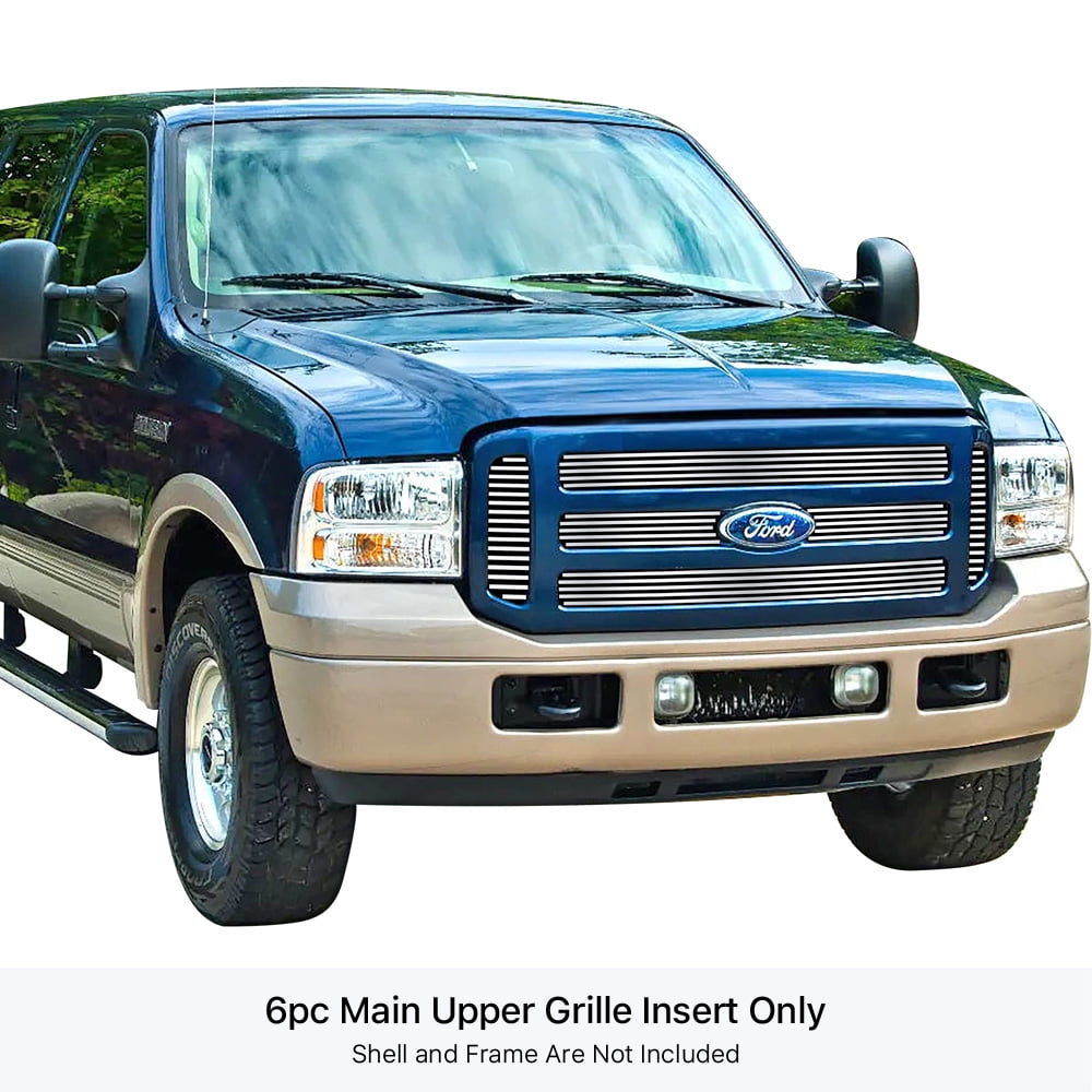 APS 2005-2007 Ford Excursion No Honeycomb Between Bars Stainless Steel ...