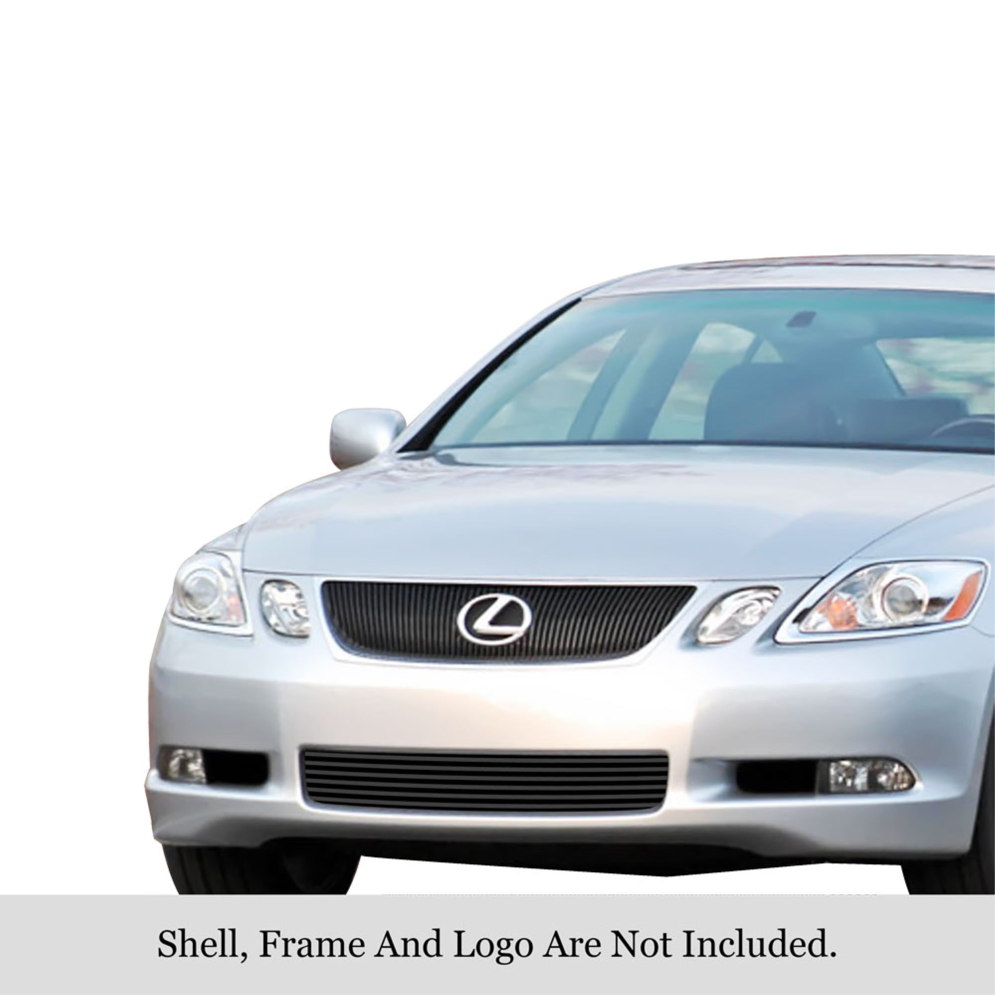 APS 2005-2007 Lexus GS 300 Black Stainless Steel Billet Grille 8x6 ...