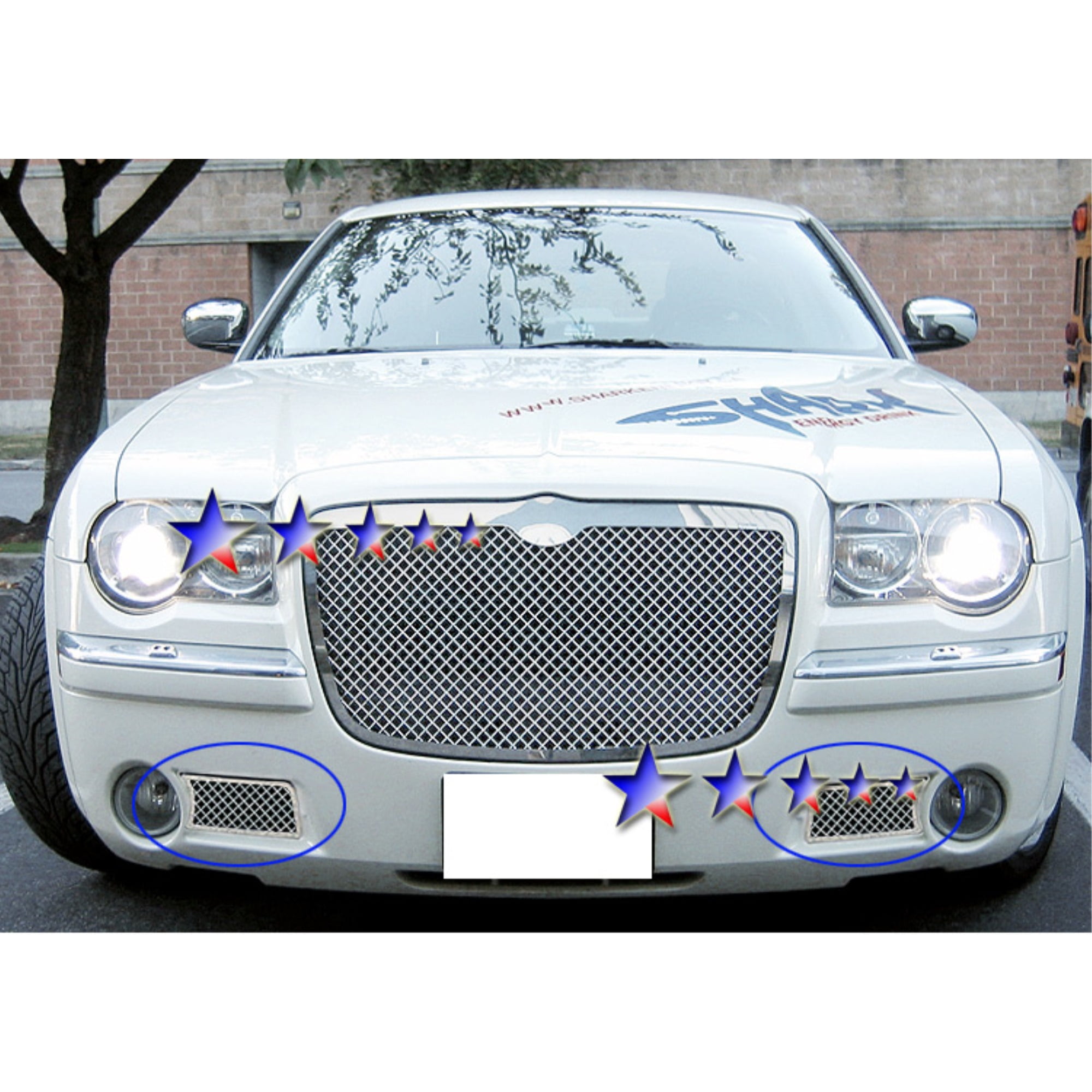2005-2010 Chrysler 300C With Fog Light Stainless Steel Polished Finish ...