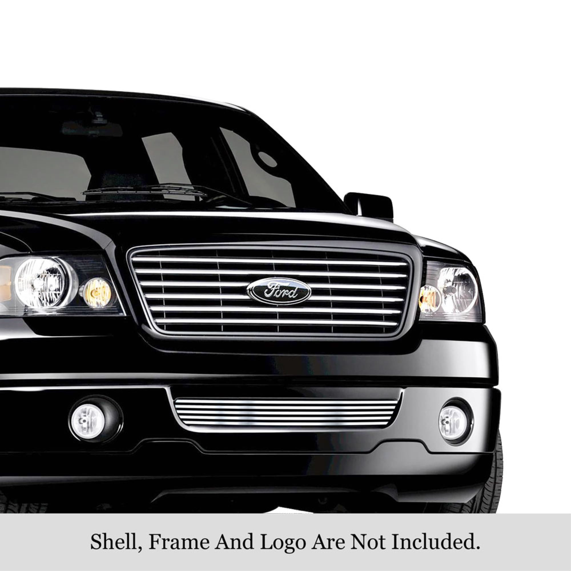 APS 2006-2008 Ford F-150 Stainless Steel Billet Grille, Polished Finish ...