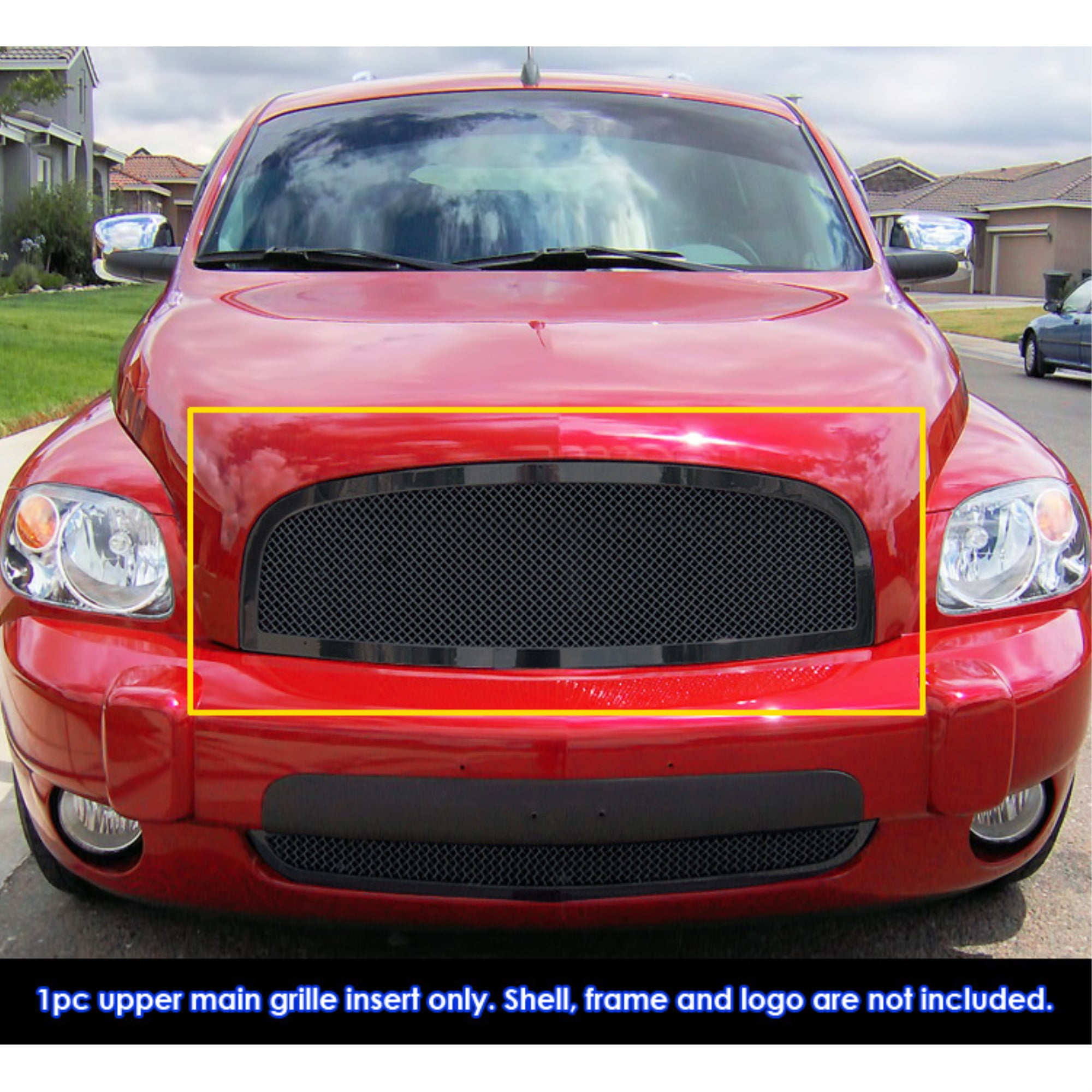 APS 2006-2011 Chevy HHR Black Wire Mesh Grille 1.8 mm wire mesh ...
