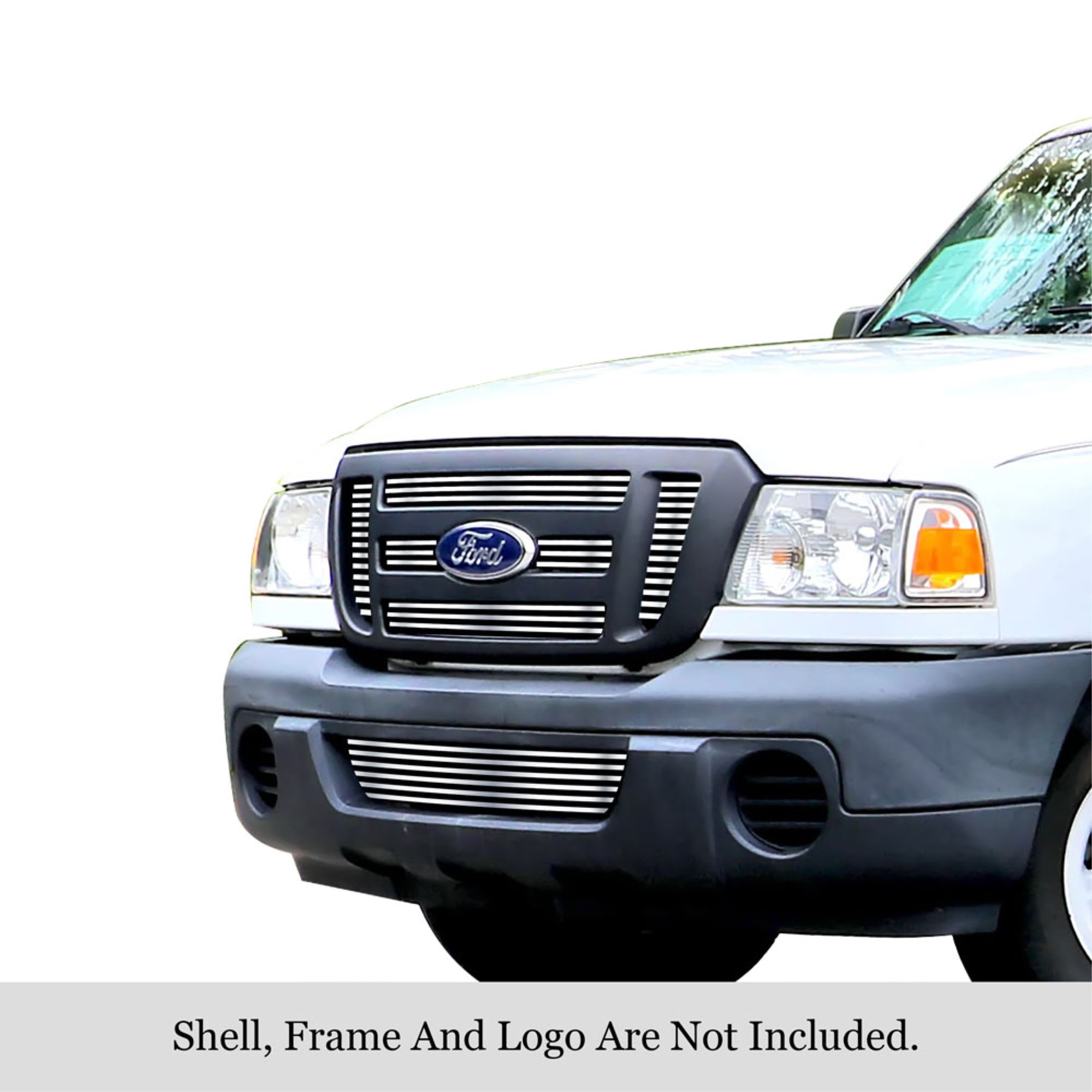 APS 2006-2012 Ford Ranger FX4 Stainless Steel Billet Grille 8x6 ...