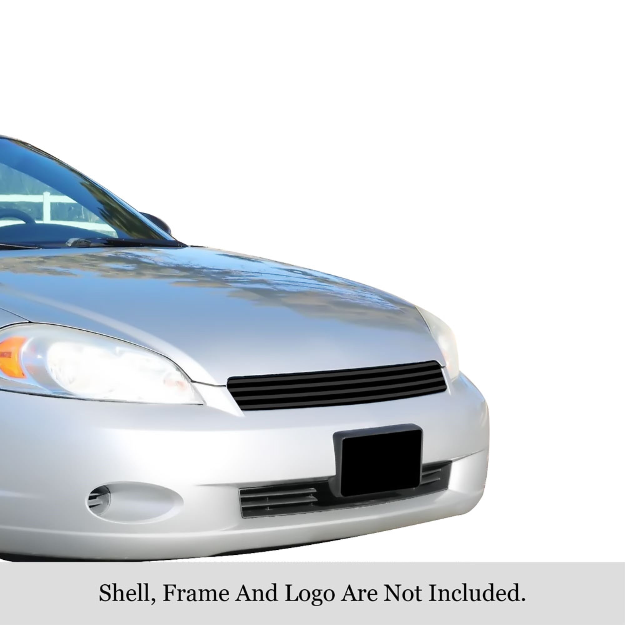APS 2006-2013 Chevy Impala Black Stainless Steel Billet Grille 8x6 ...