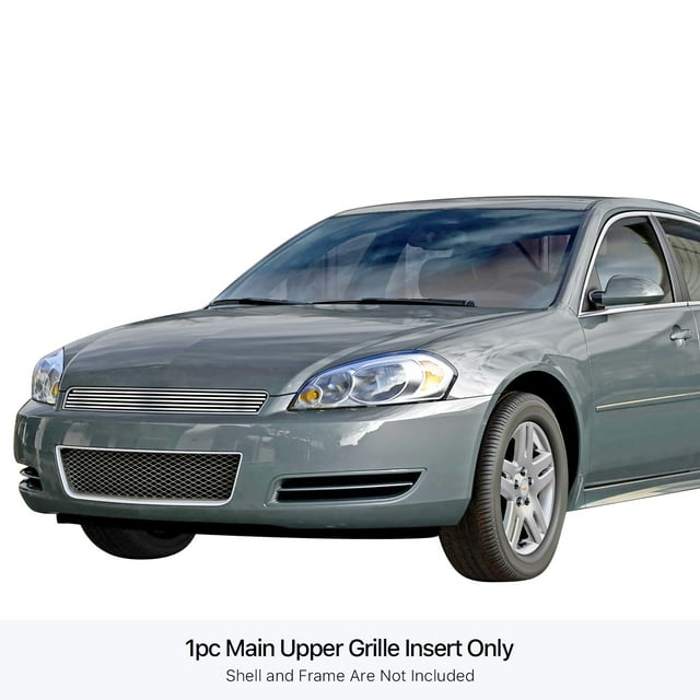 APS 2006-2013 Chevy Impala Stainless Steel Billet Grille 8x6 horizontal ...
