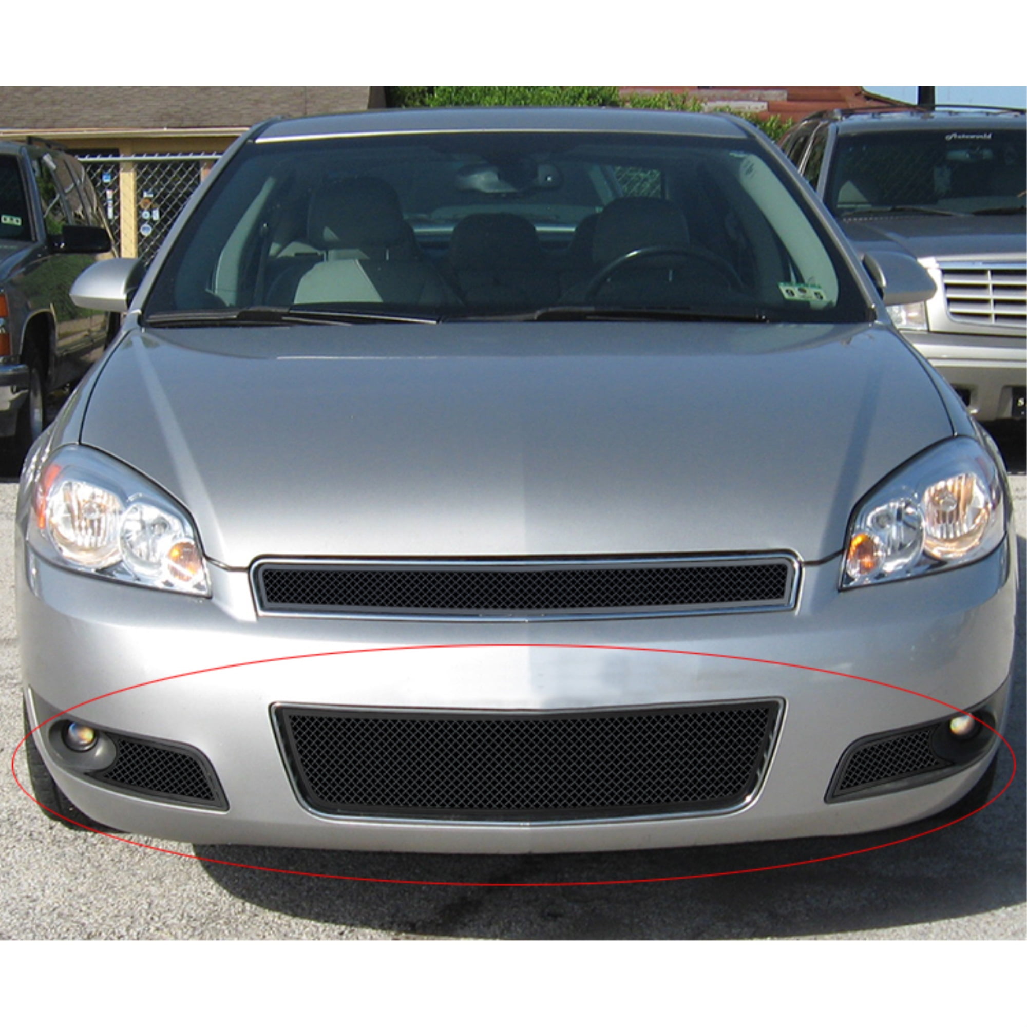 APS 2006-2013 Chevy Impala With Fog Light Black Wire Mesh Grille 1.8 mm ...