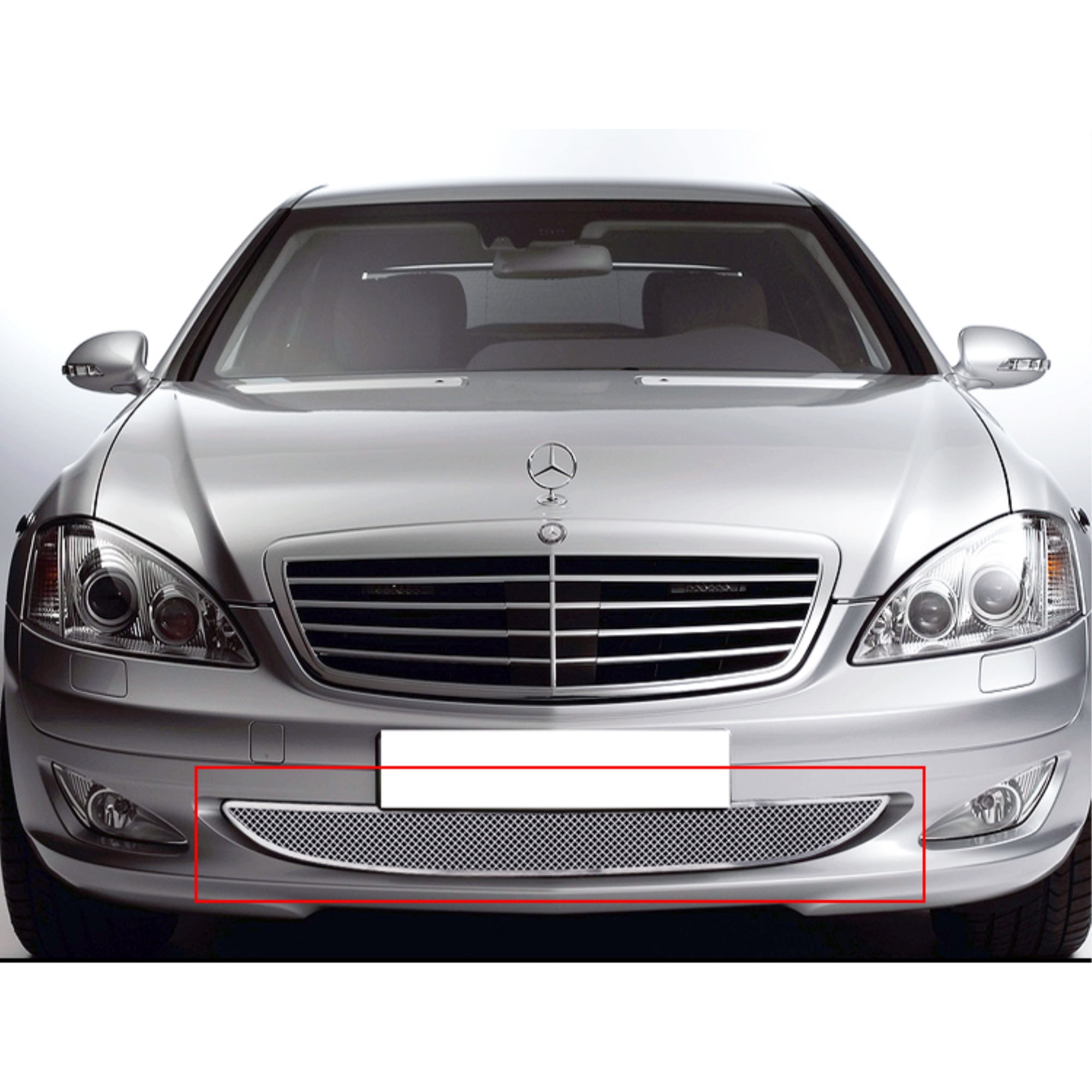 Mercedes-Benz S450 2007-2009 APS Exterior Car OEM Mesh Grille 1.8 mm, Not For AMG model ...