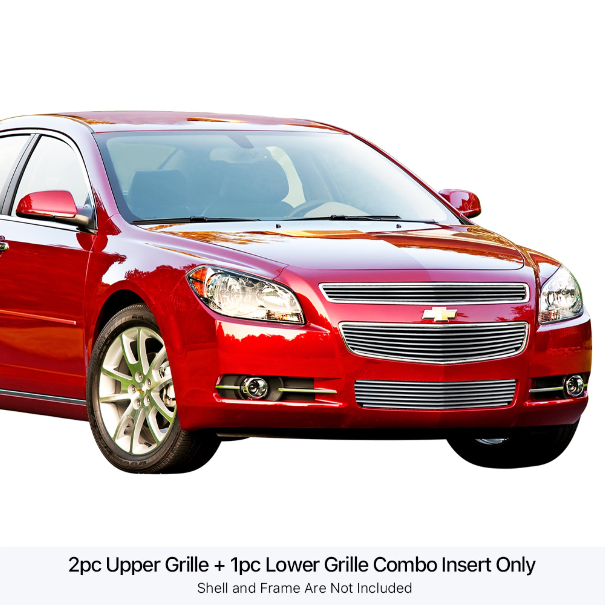 APS 2008-2012 Chevy Malibu Stainless Steel Billet Grille horizontal ...