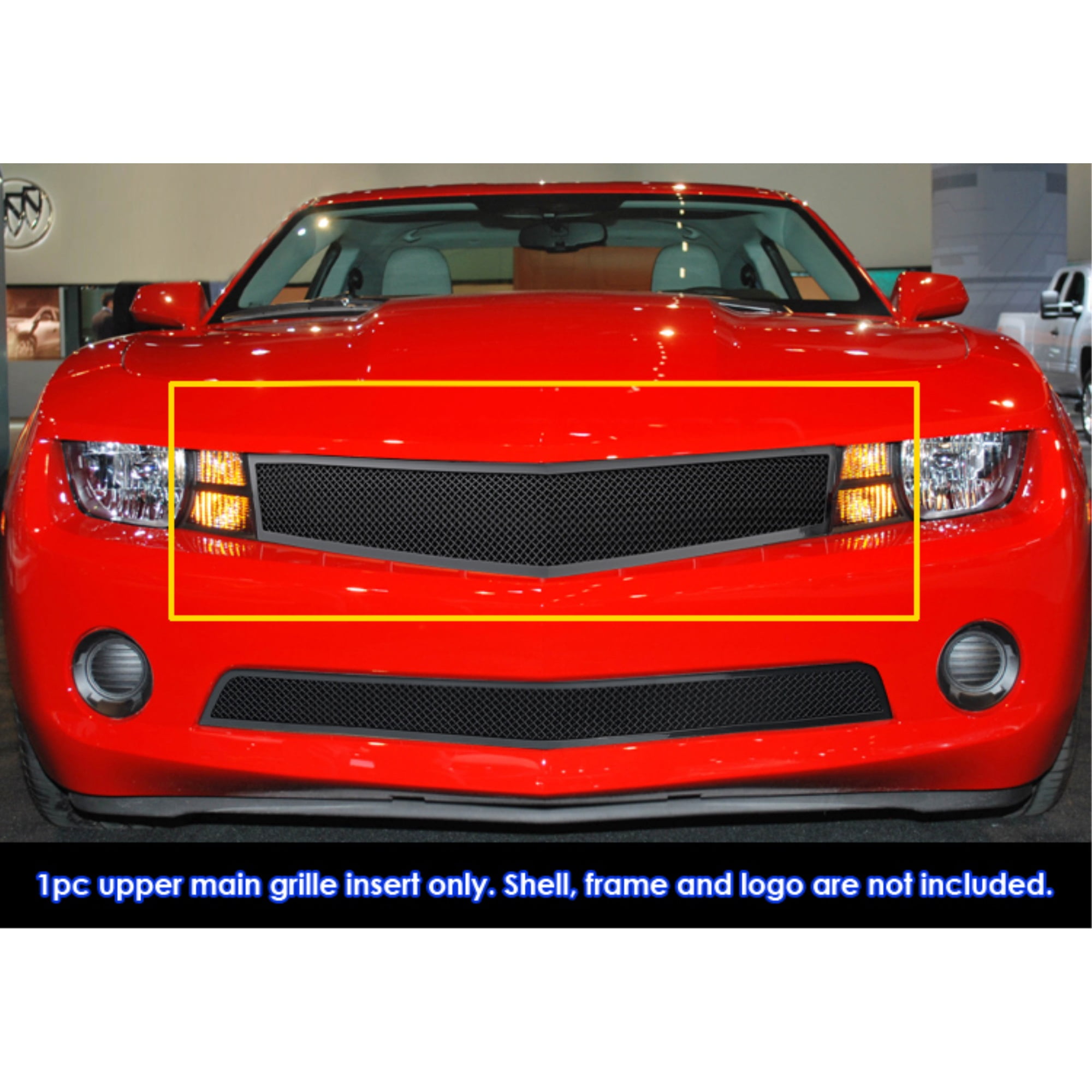 APS 2010-2013 Chevy Camaro Short Not for ZL1 Model Black Wire Mesh ...