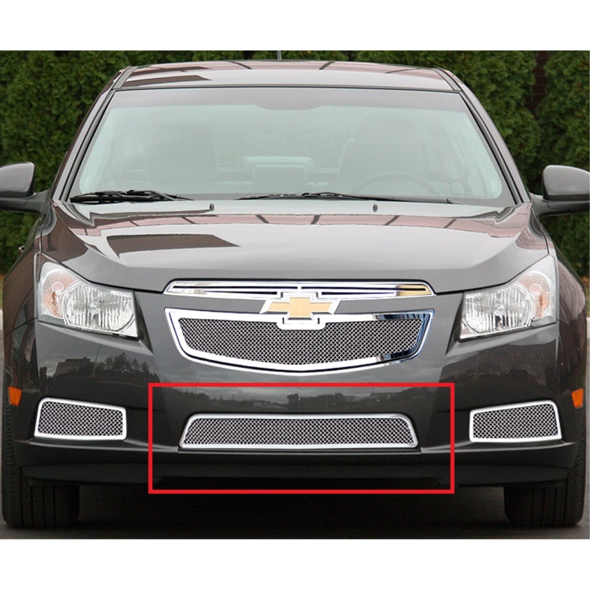 APS 2011-2014 Chevy Cruze Not for RS Package and Turbo Mesh Grille 1.8 mm wire mesh - Walmart.com