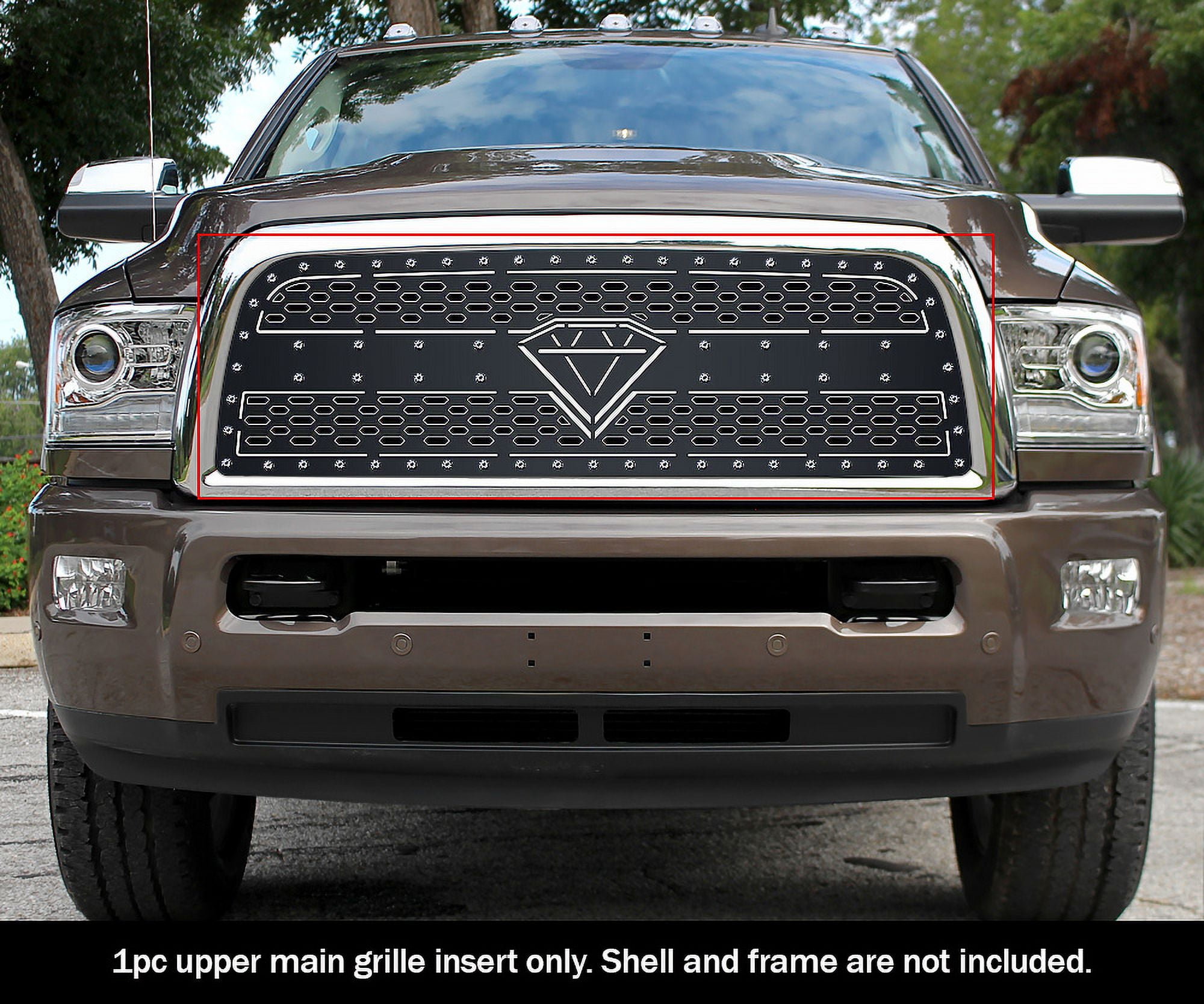 APS 2013-2018 Ram 2500 Sheet Grille double layer laser cut sheet ...