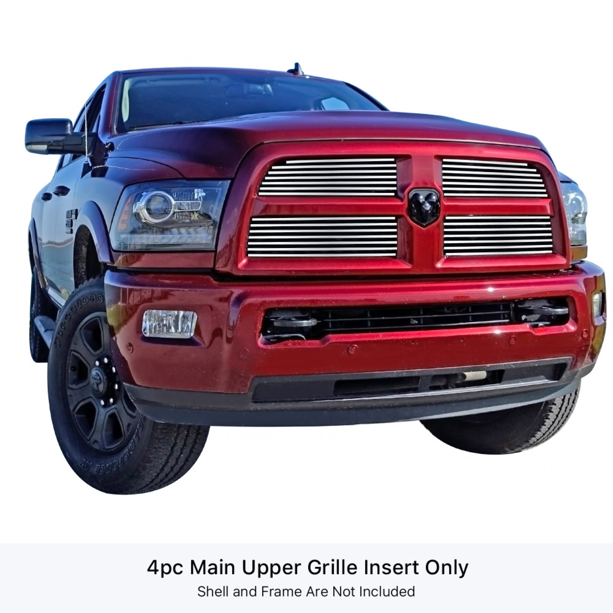 APS 2013-2018 Ram 2500 Stainless Steel Billet Grille 8x6 horizontal ...