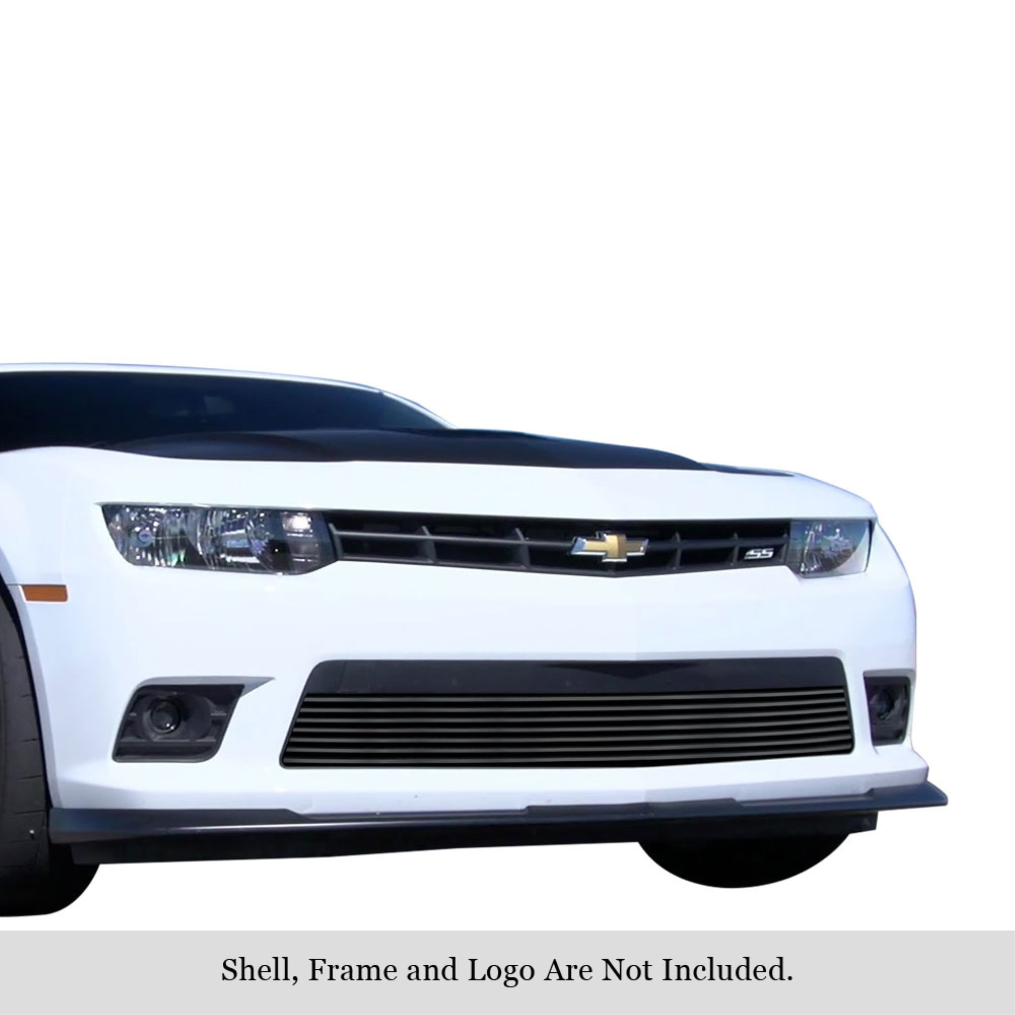 APS 2014-2015 Chevy Camaro SS Black Stainless Steel Billet Grille ...