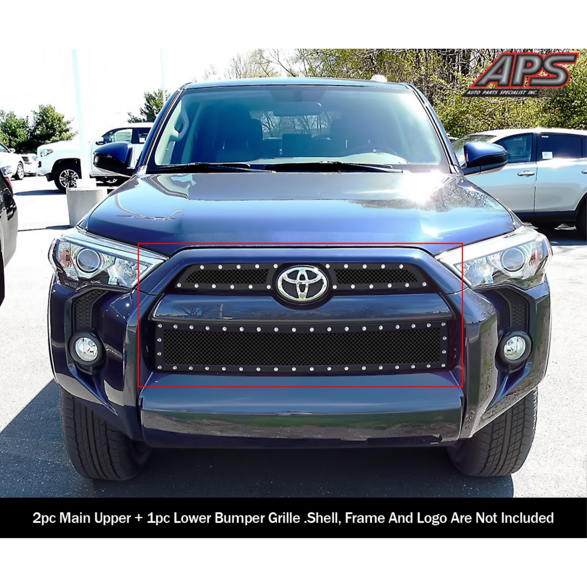 APS 2014-2019 Toyota 4Runner Not For Limited Edition Rivet Grille 1.8 ...