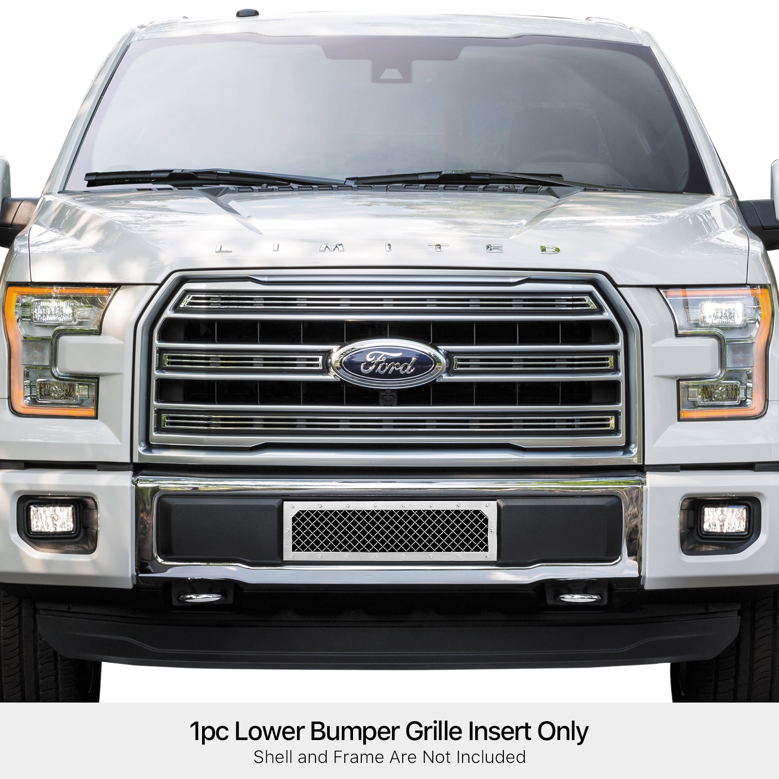 APS 2015-2017 Ford F-150 Rivet Grille 2.5 mm wire mesh rivet style ...