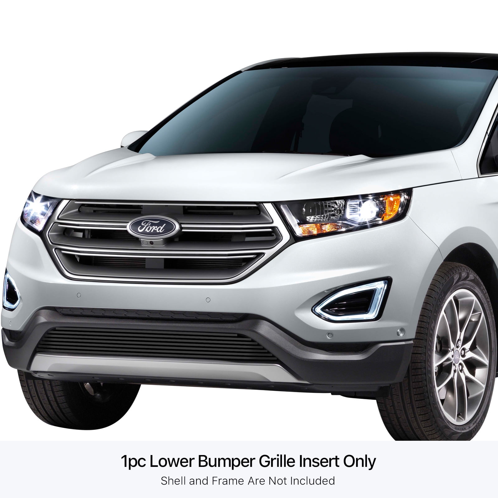 APS 2015-2018 Ford Edge Not For Sport Black Stainless Steel Billet ...