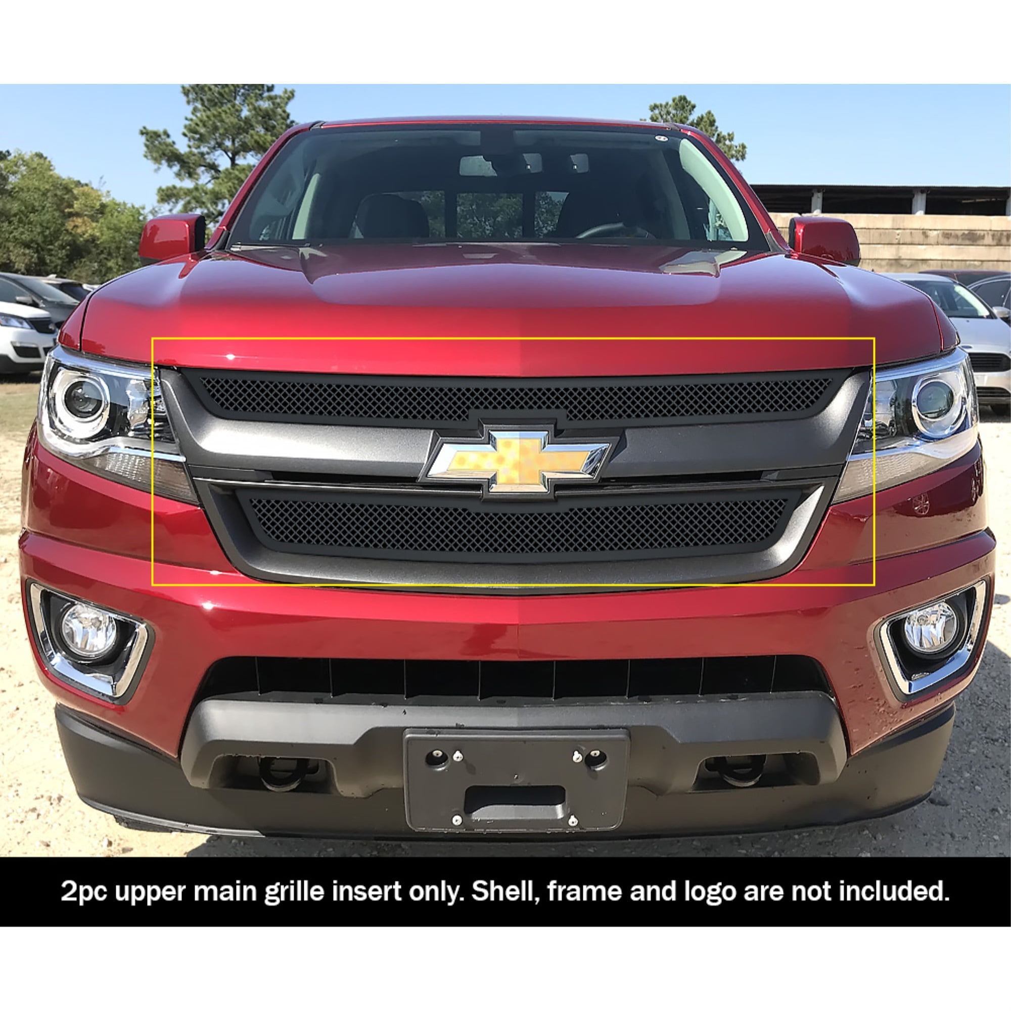 APS 2015-2020 Chevy Colorado Not For ZR2 Model Black Wire Mesh Grille 1 ...