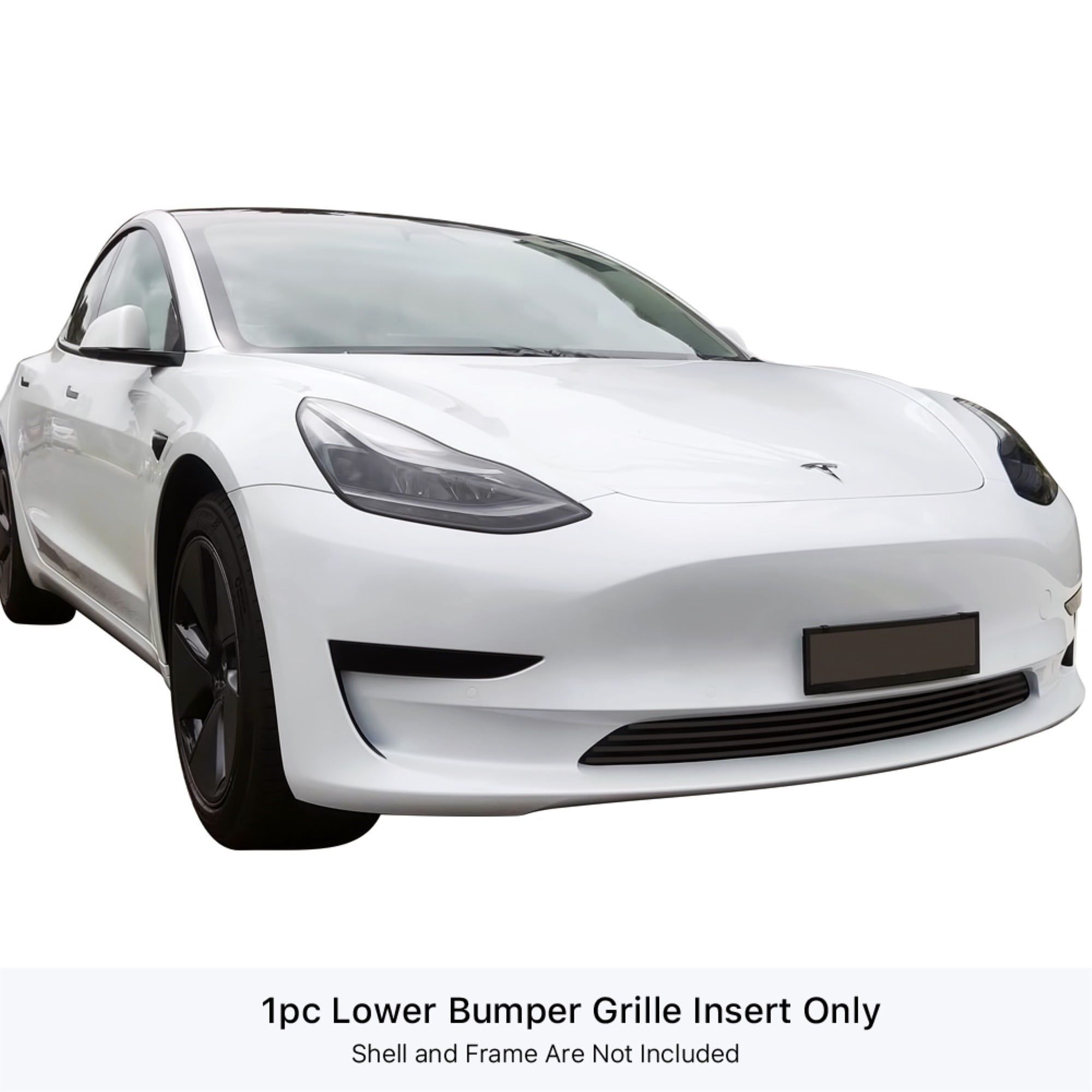 APS 2017-2023 Tesla Model 3 Black Stainless Steel Billet Grille 8x6 ...