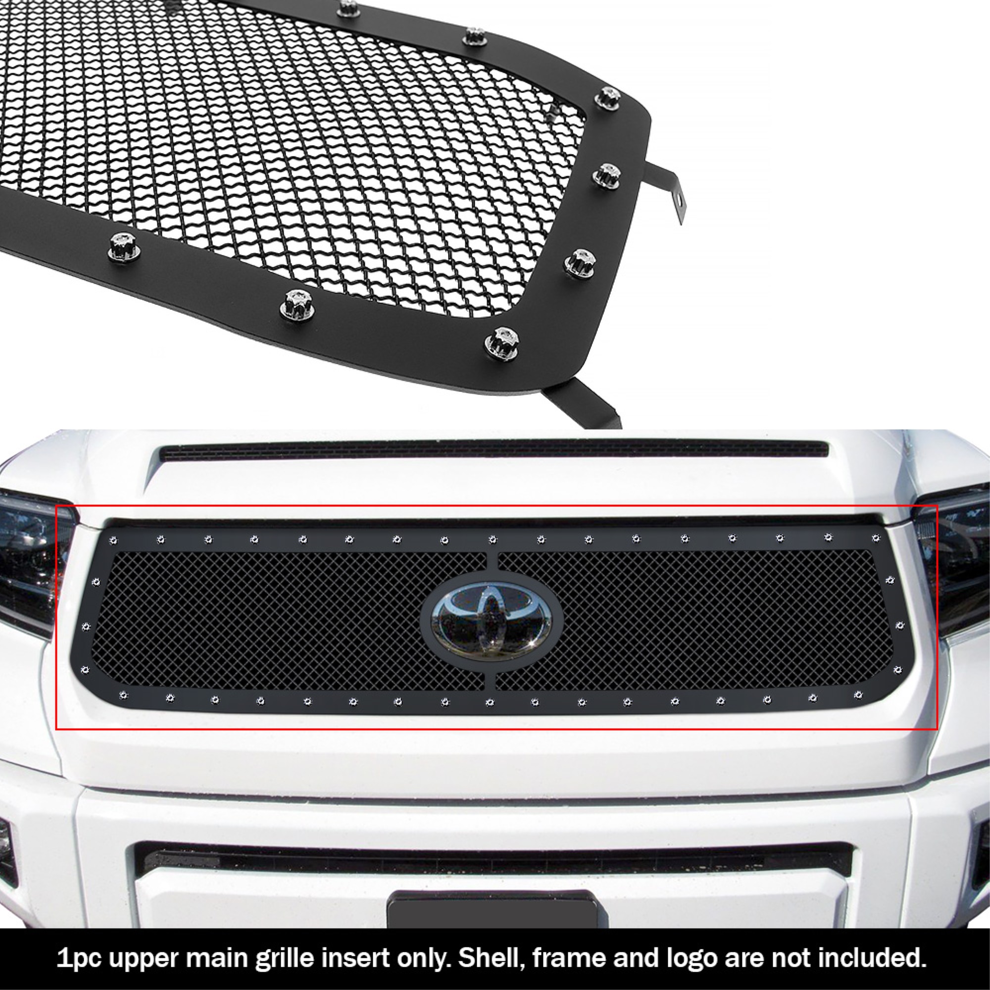 APS 2018-2019 Toyota Tundra with front sensor TSS Rivet Grille 1.8 mm ...
