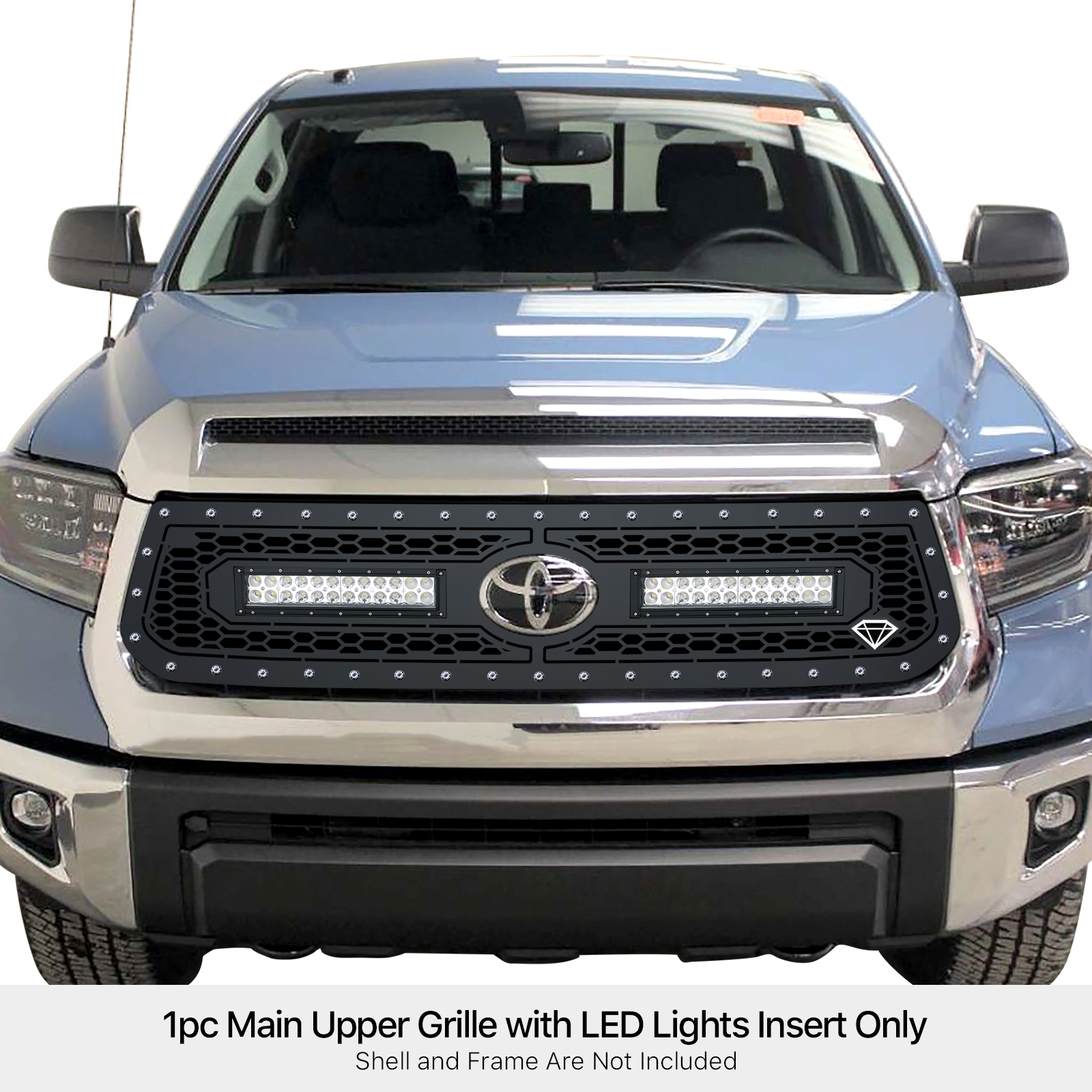 APS 2018-2019 Toyota Tundra with front sensor TSS Rivet Grille laser ...