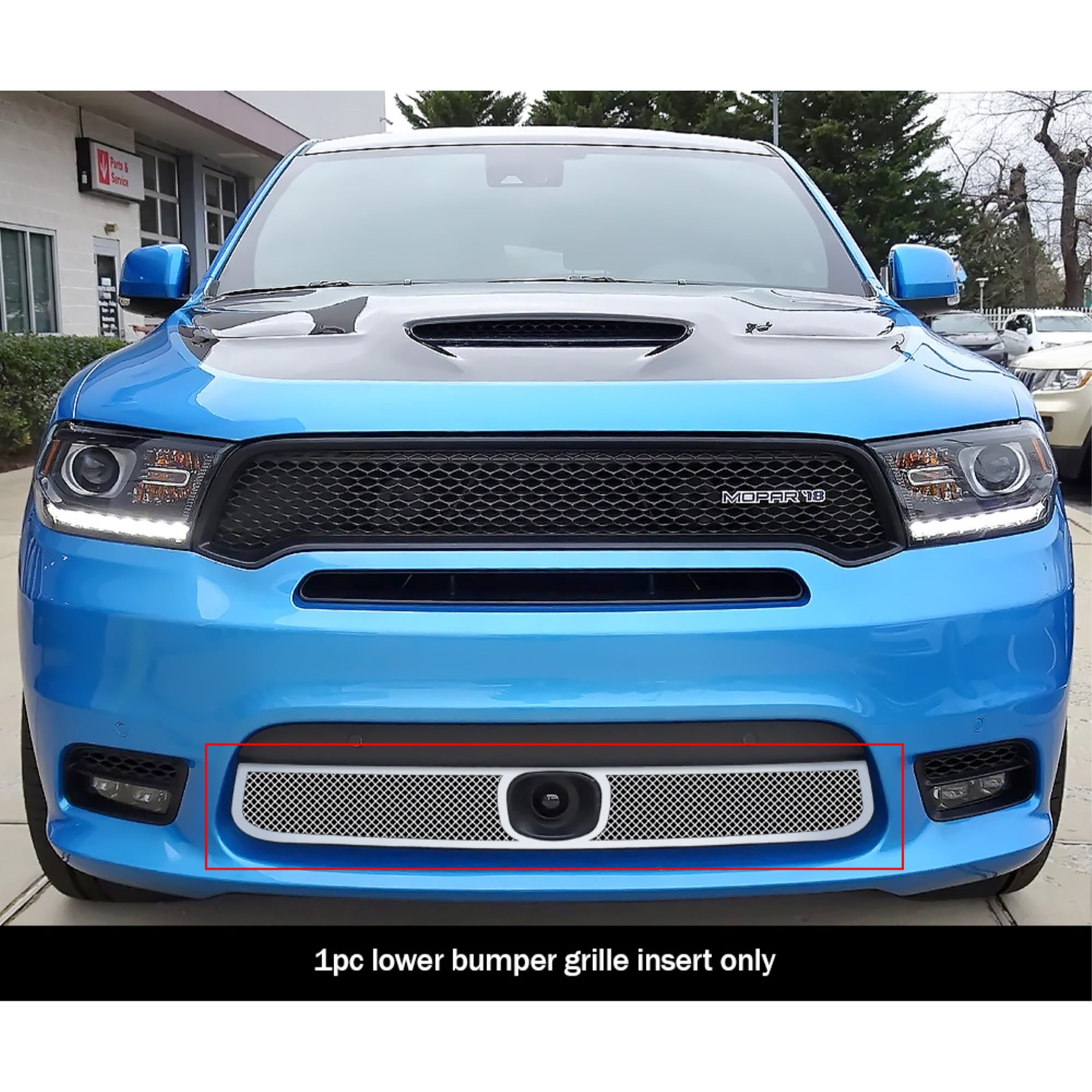 Stainless Steel Lower Bumper Mesh Grille 2018 Dodge Durango Only for RT ...