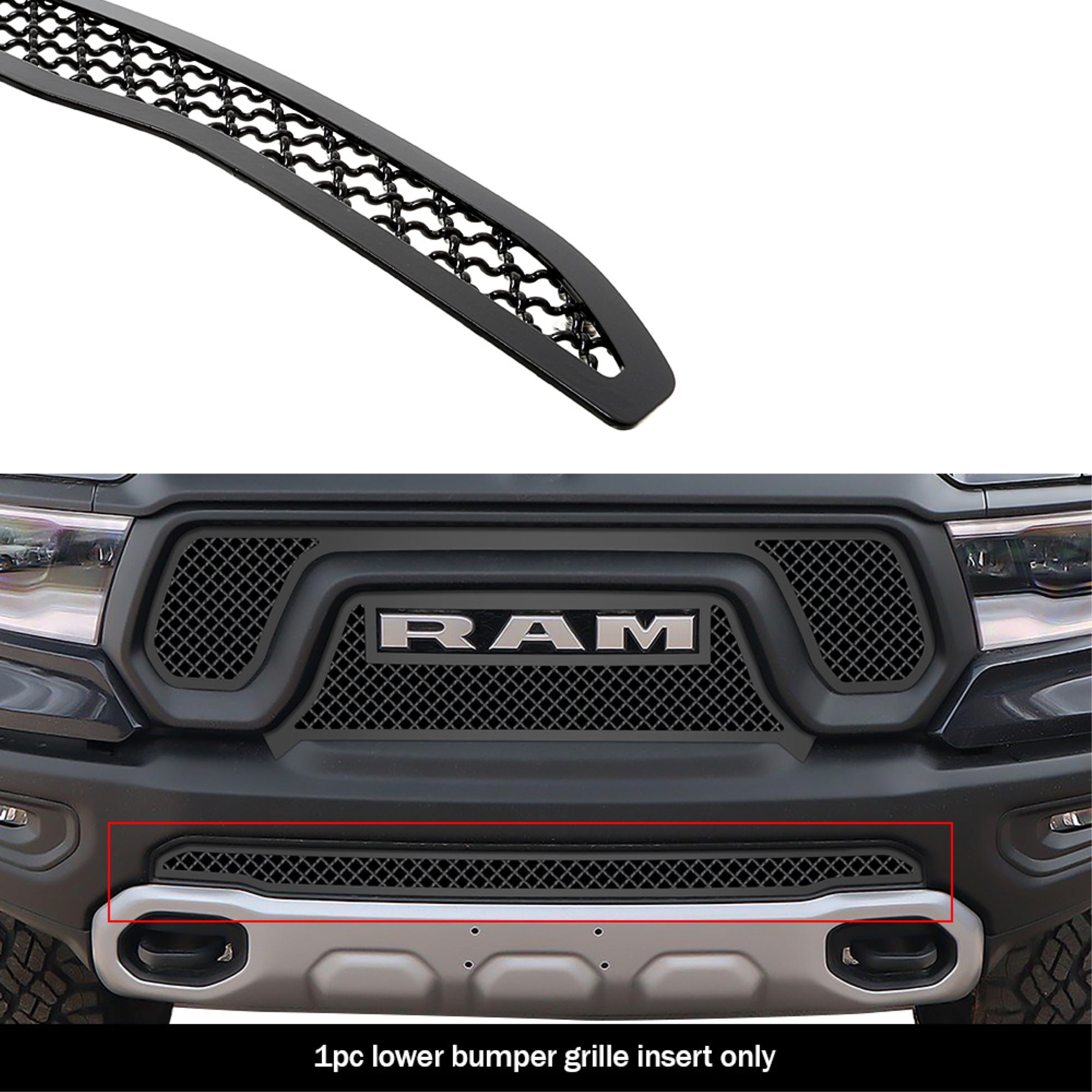 2019-2022 Ram 1500 Rebel Without Front Sensor/ 2021-2022 Ram 1500 Trx ...