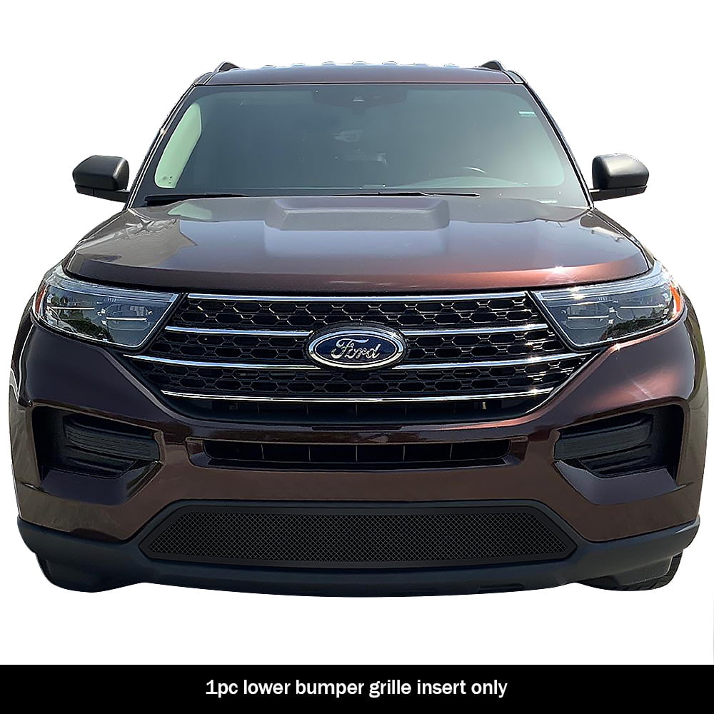 APS 2020-2022 Ford Explorer Without Sensor Black Wire Mesh Grille 1.8 ...