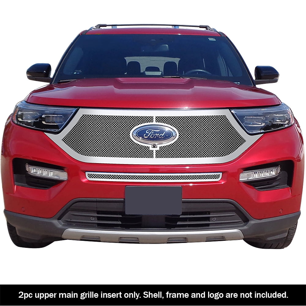 APS 2020-2023 Ford Explorer Platinum & ST & ST-Line Mesh Grille 1.8 mm ...