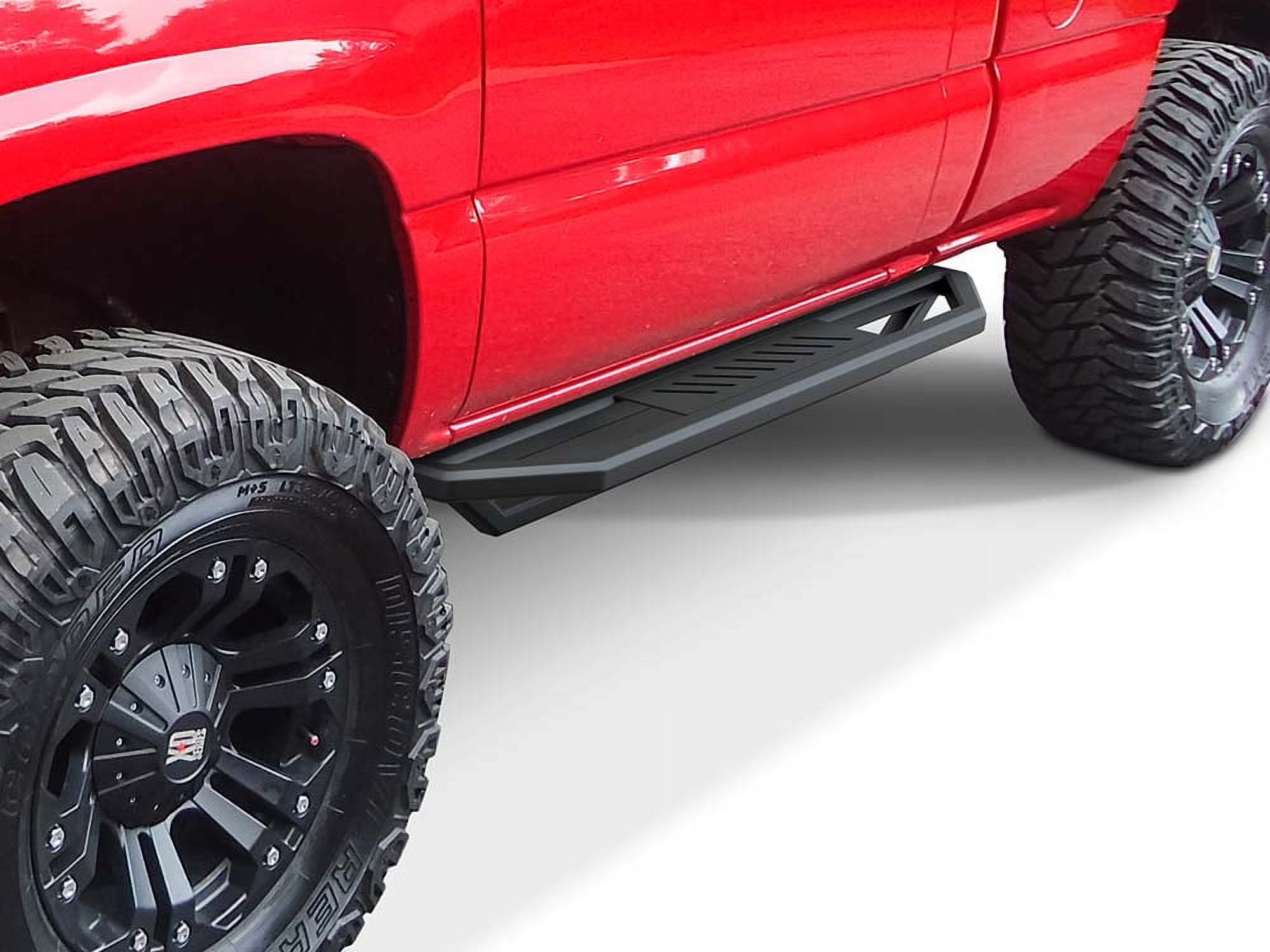 APS Stainless Steel Side Steps Armor Compatible with Chevy Silverado ...