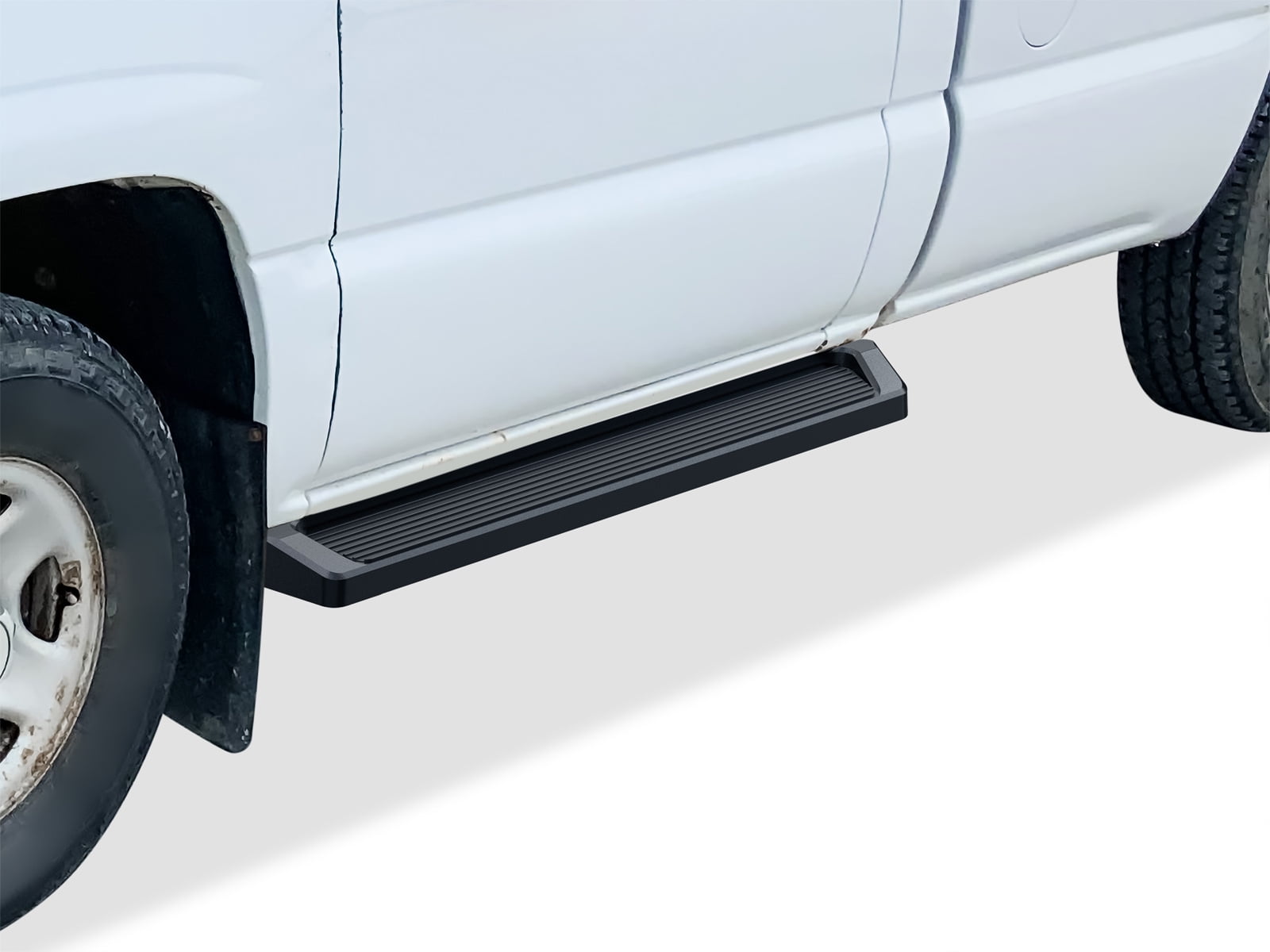 APS Black Running Boards Style Compatible with Chevy Silverado GMC ...