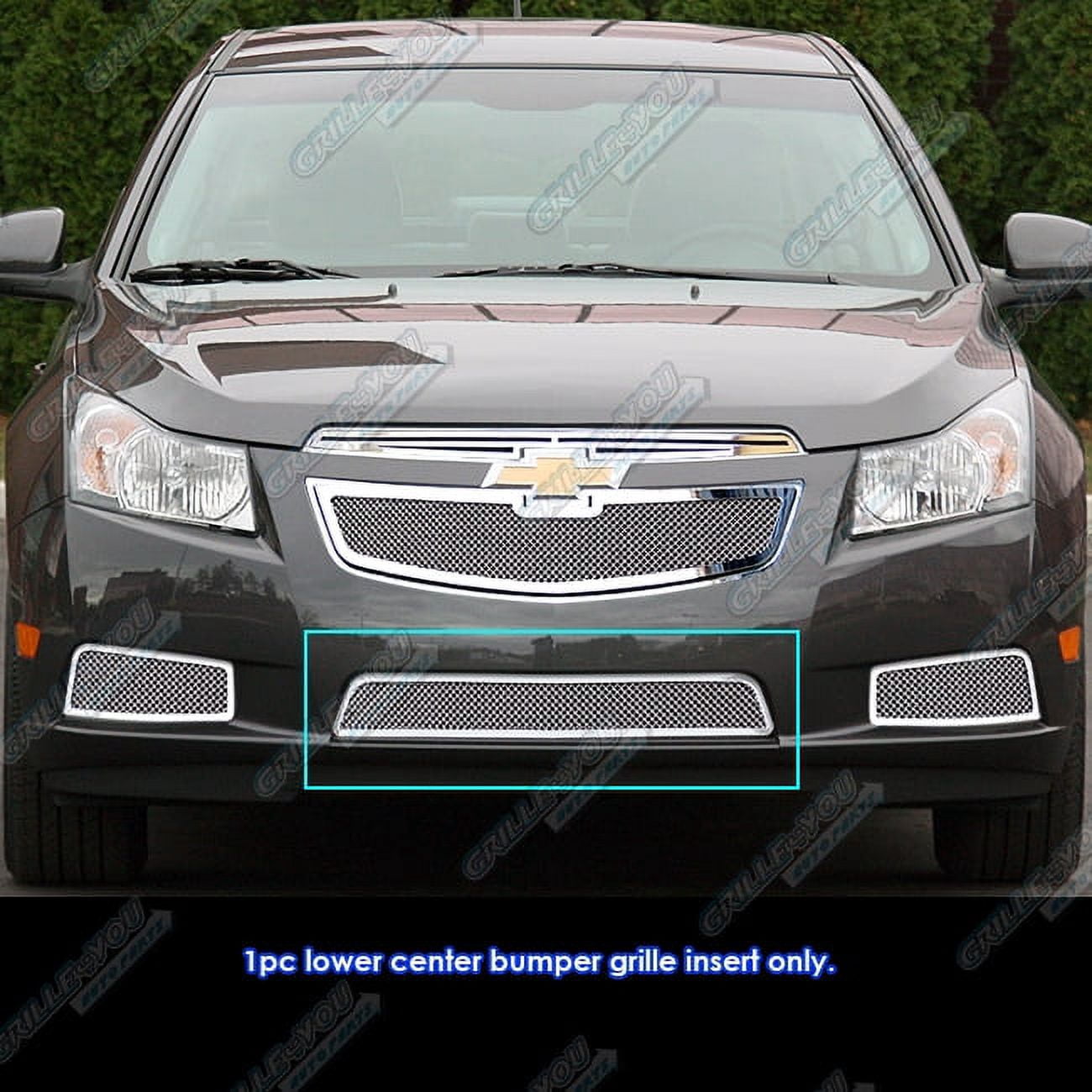 APS Compatible with Chevy Cruze 2011-2014 Lower Bumper Stainless Steel ...