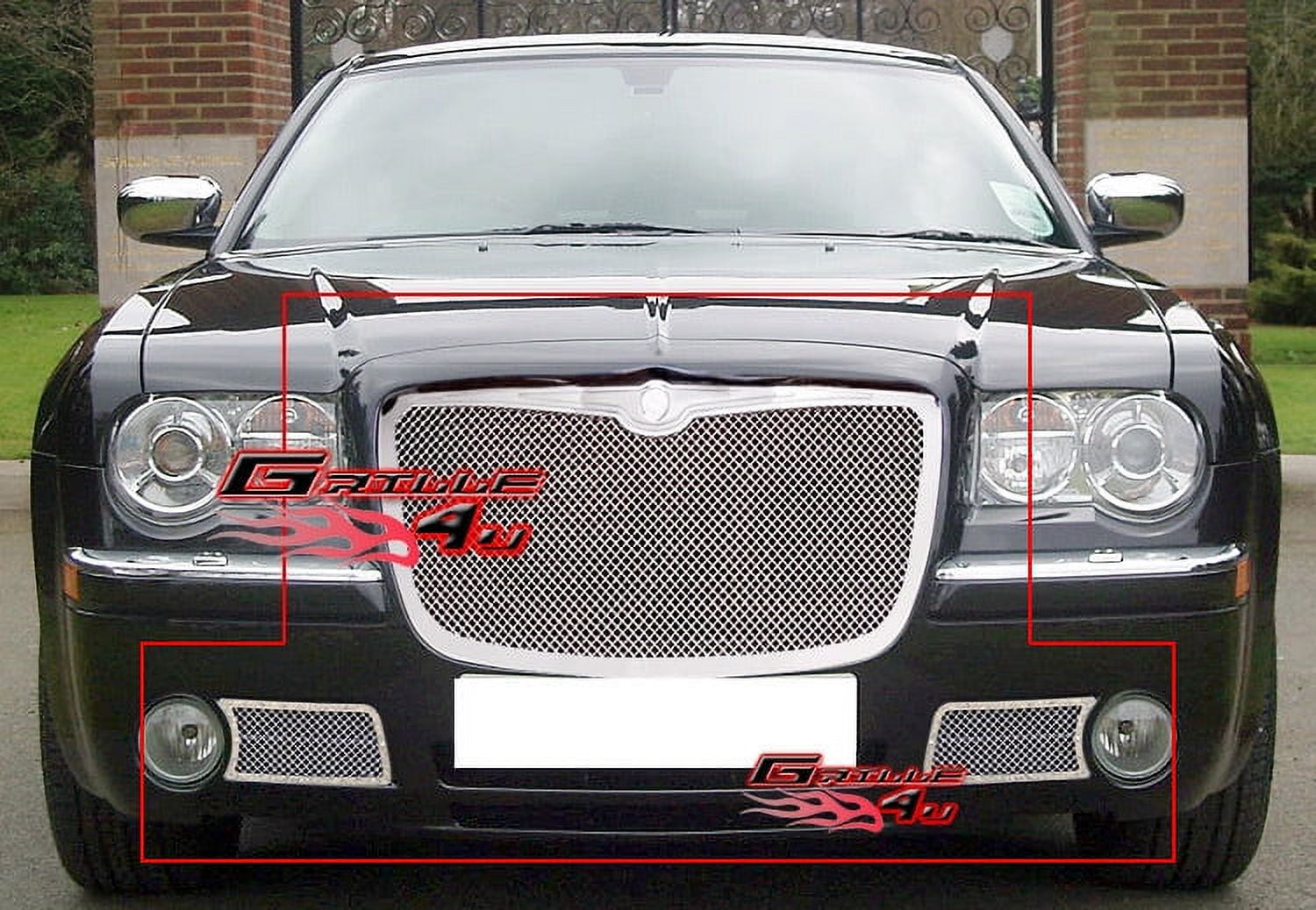 APS Compatible with Chrysler 300C 2005-2010 with Fog Light Main Upper ...