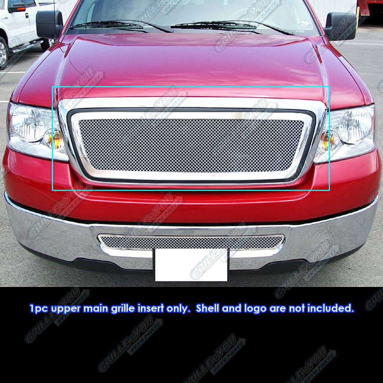 APS Compatible with Ford F-150 2004-2008 Main Upper Stainless Steel ...