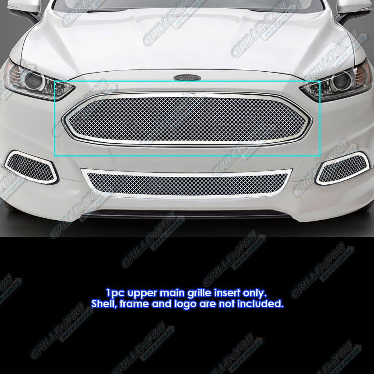 APS Compatible with Ford Fusion 2013-2016 Main Upper Stainless Steel ...