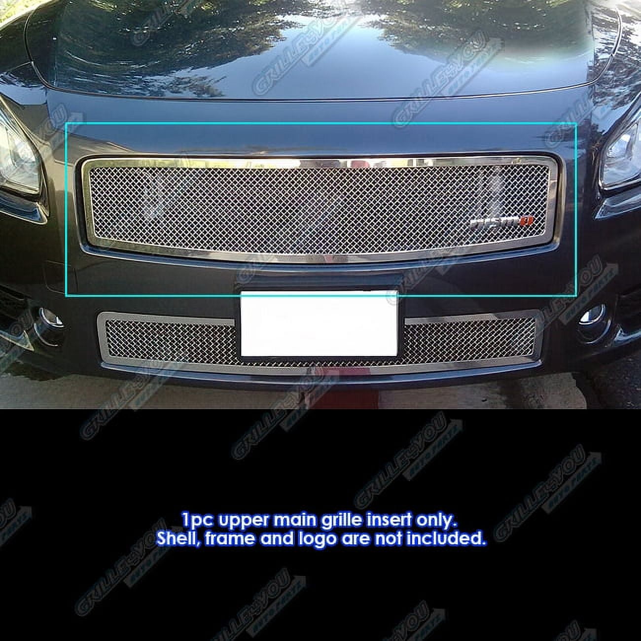APS Compatible with Nissan Maxima 2009-2014 Main Upper Stainless Steel ...