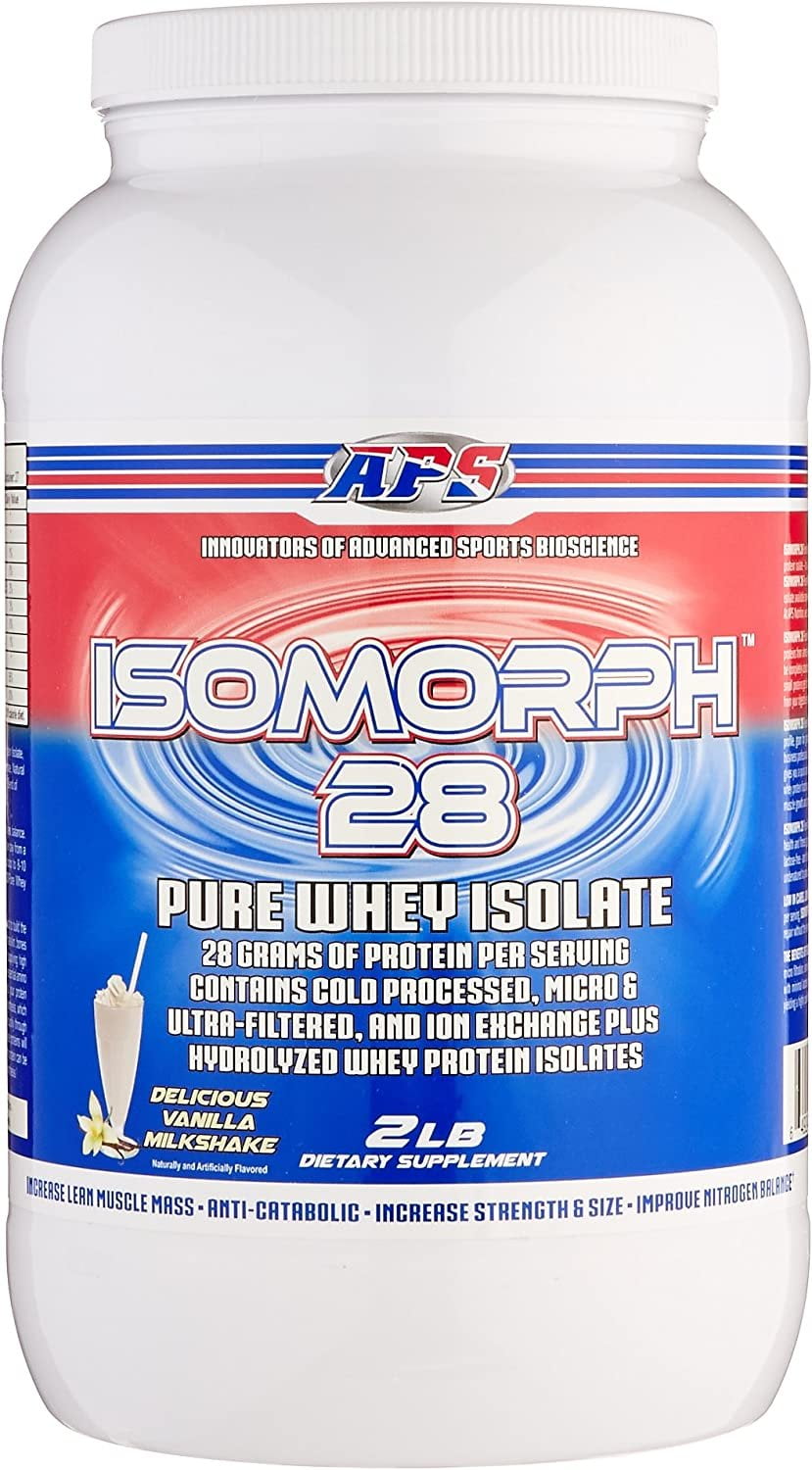 APS Nutrition Isomorph Whey Protein Powder Isolate Vanilla Milkshake ...